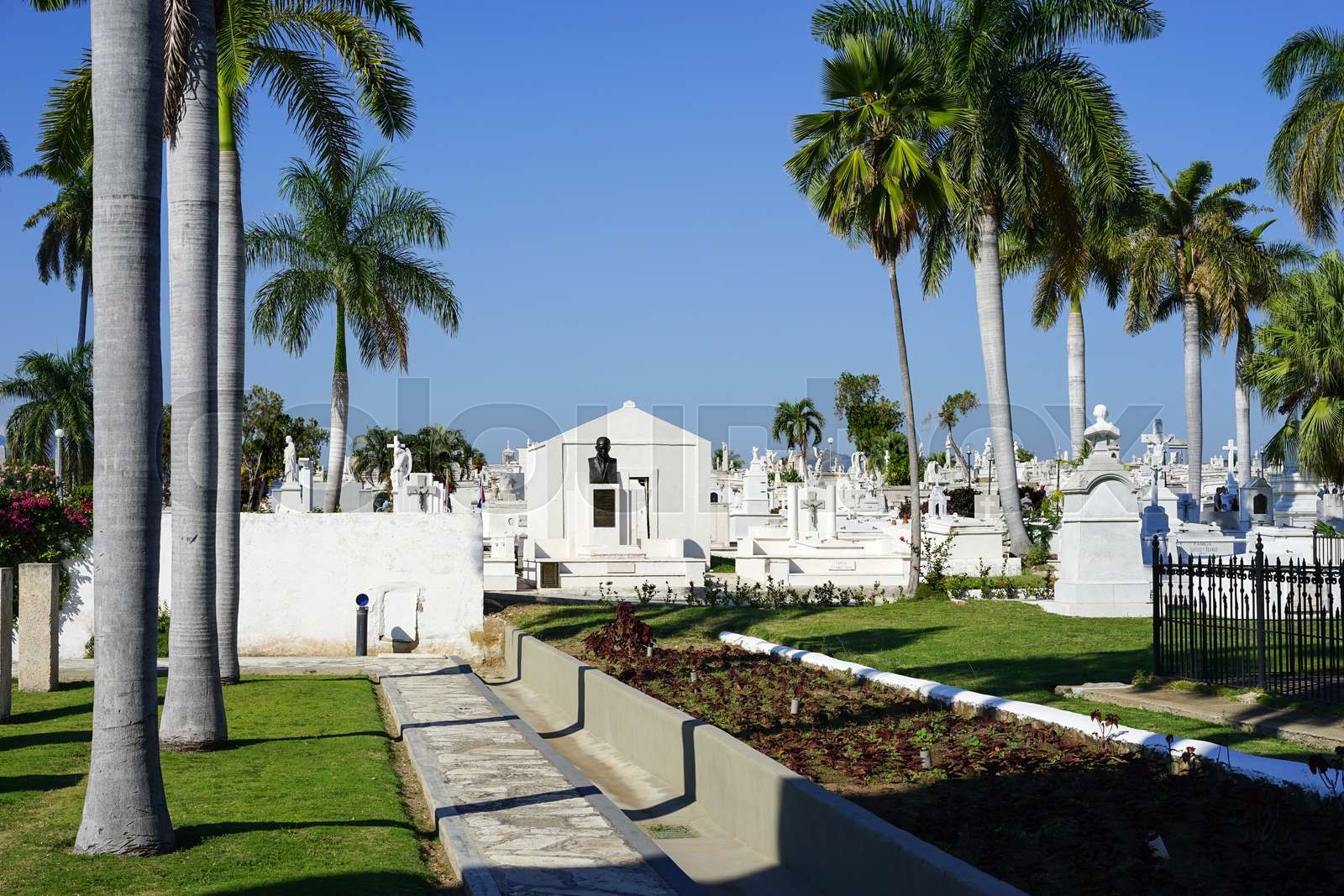 cemetery of Santiago de Cuba. Santa Ifigenia cemetery. | Stock image ...
