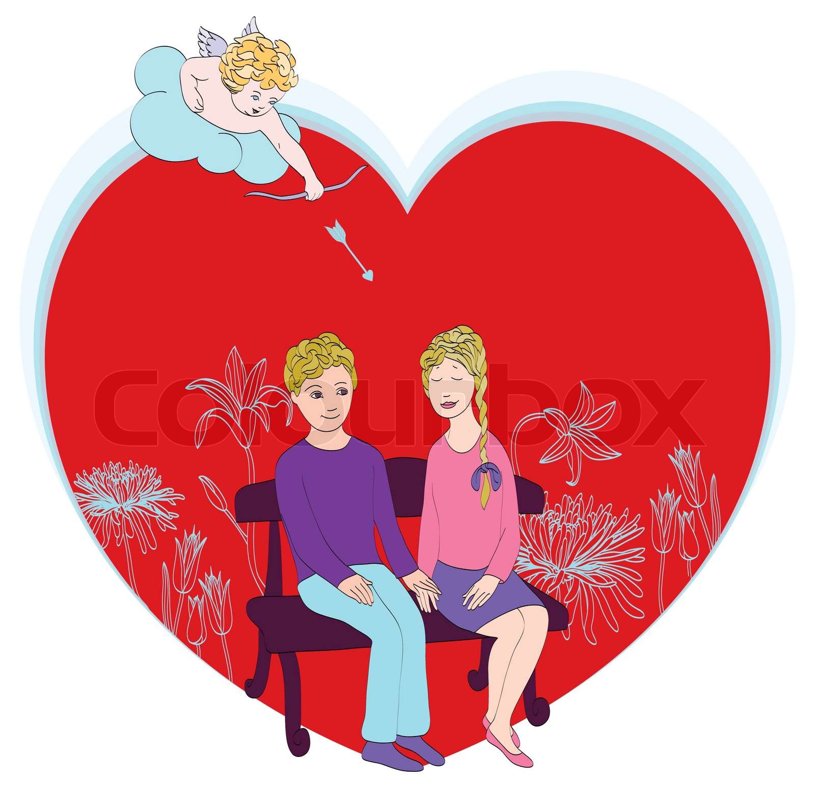 Valentinsdag | Stock vektor | Colourbox