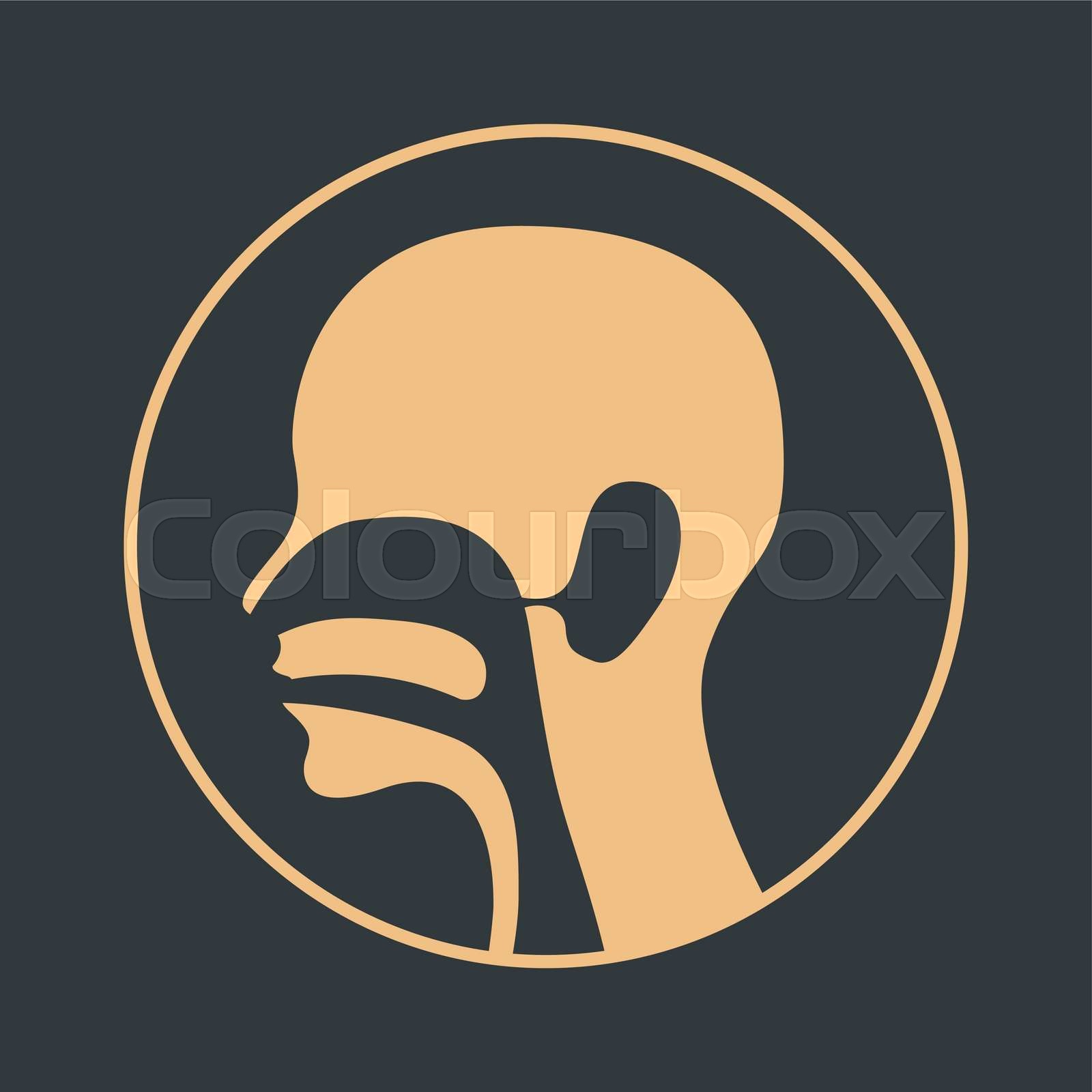 ear nose and throat logo vector | Stock vector | Colourbox