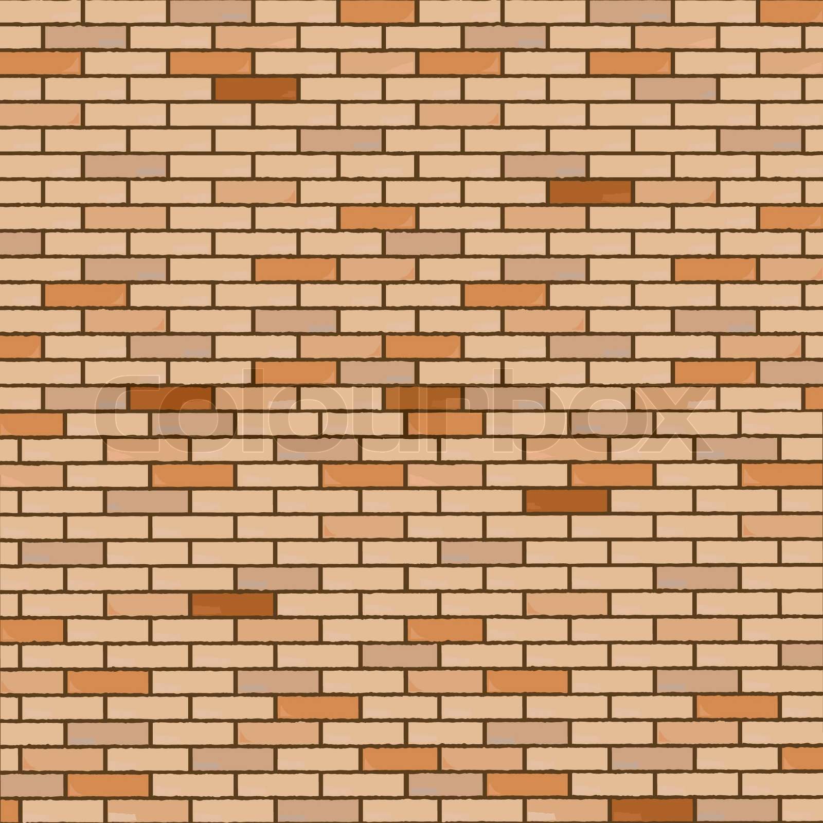 wall made of bricks, realistic texture, abstract vector art ...