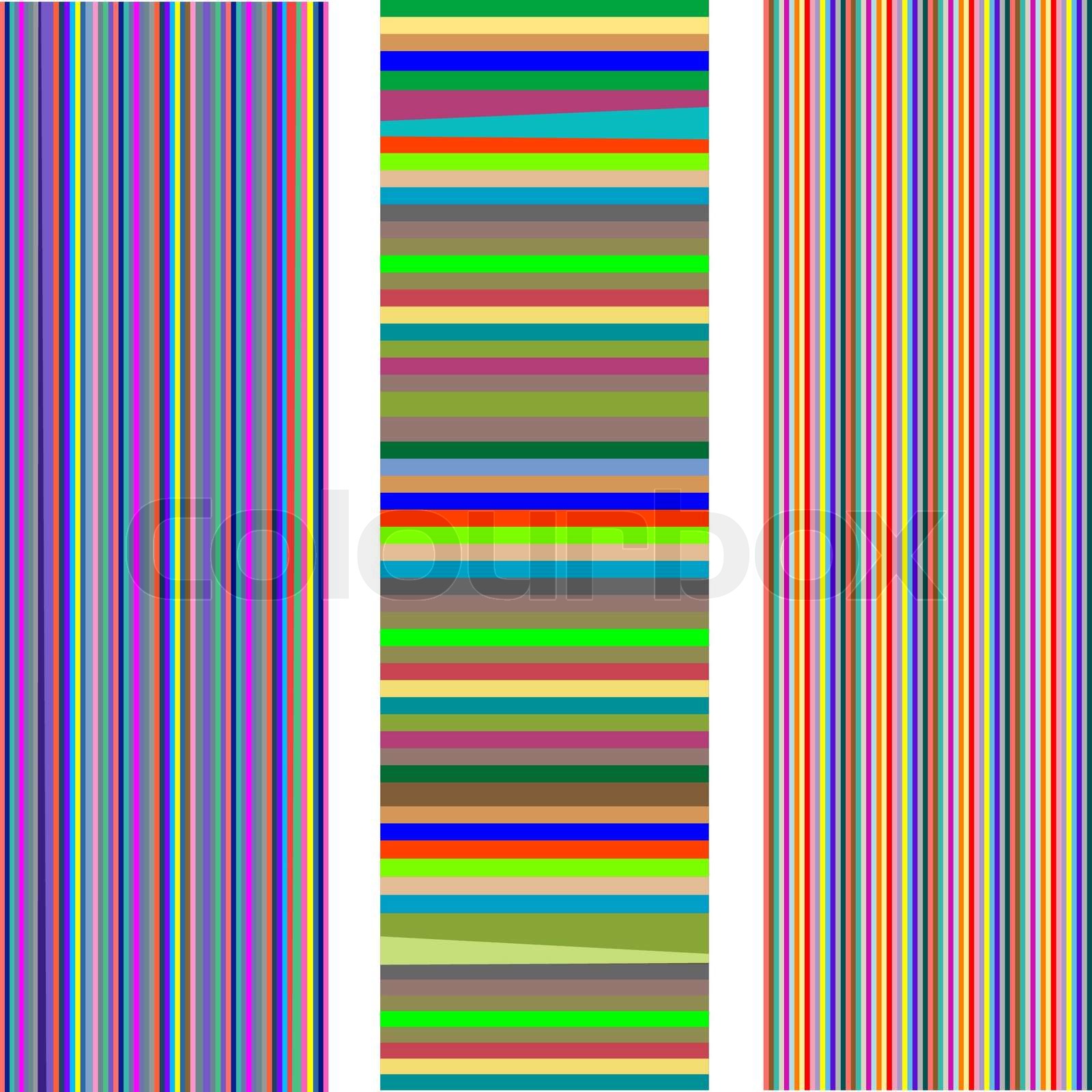 stripes isolated on white, vector art illustration | Stock vector ...