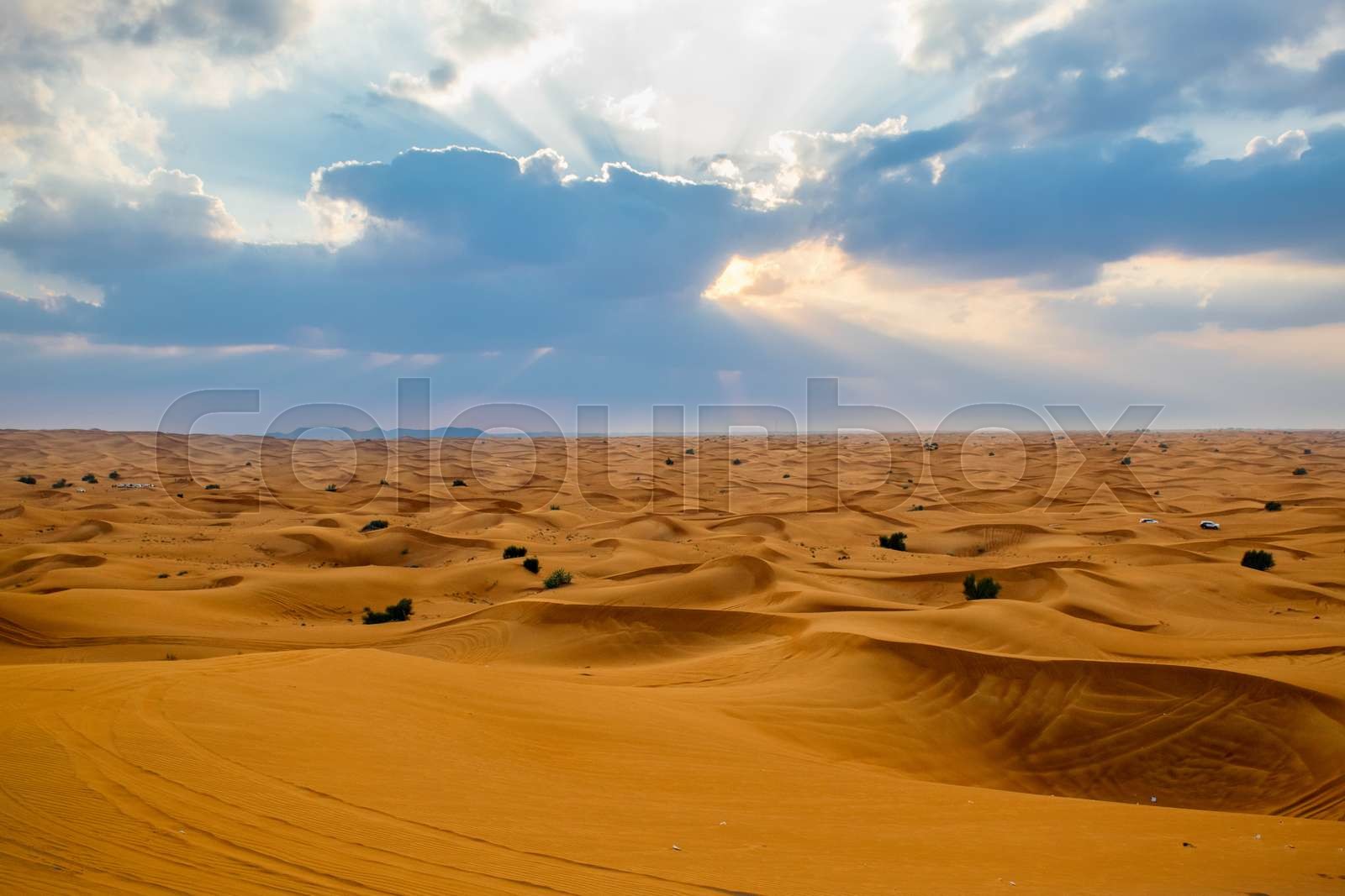 Desert in Dubai, United Arab Emirates | Stock image | Colourbox