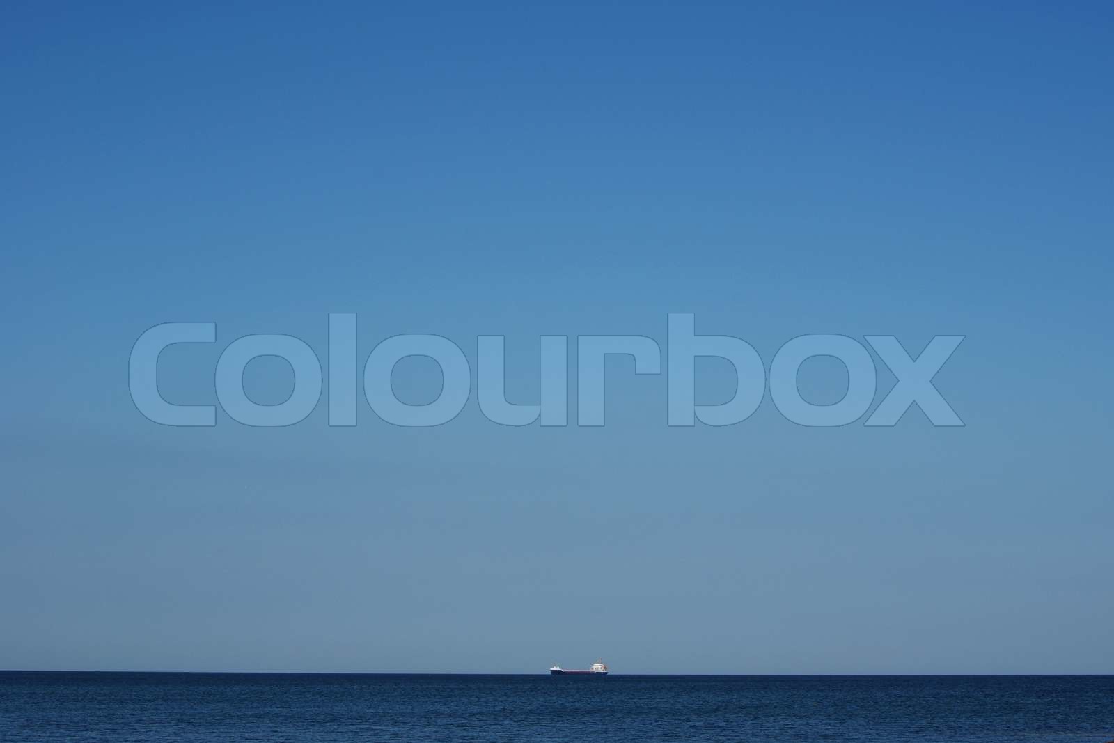 The blue horizon. | Stock image | Colourbox