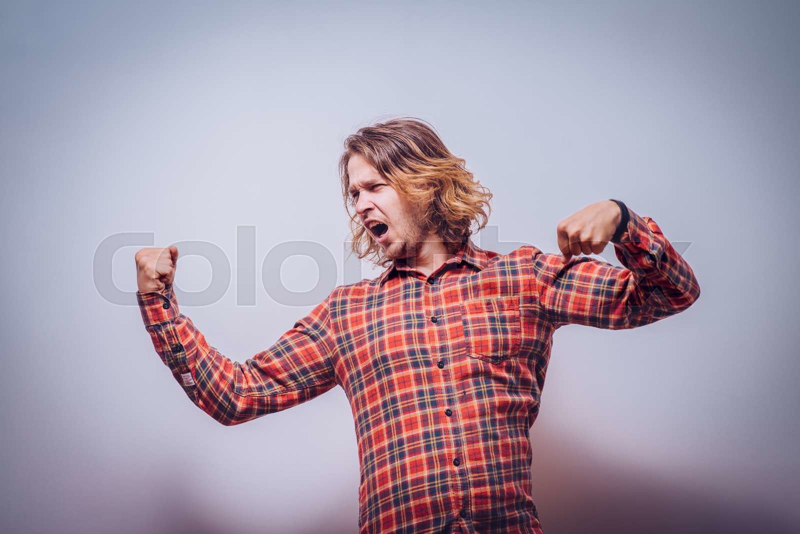 Joyful, a very happy man | Stock image | Colourbox