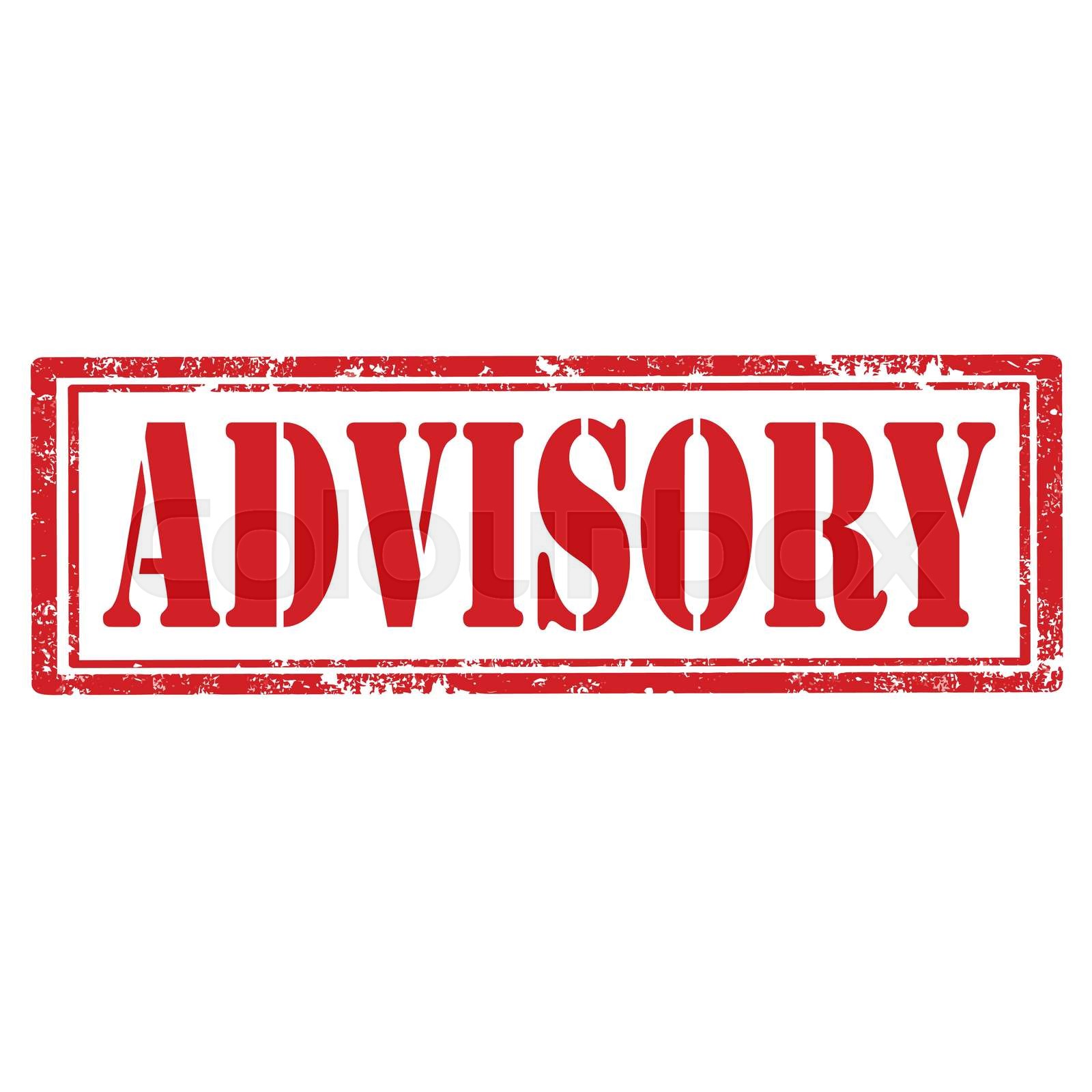 Advisory-stamp | Stock vector | Colourbox