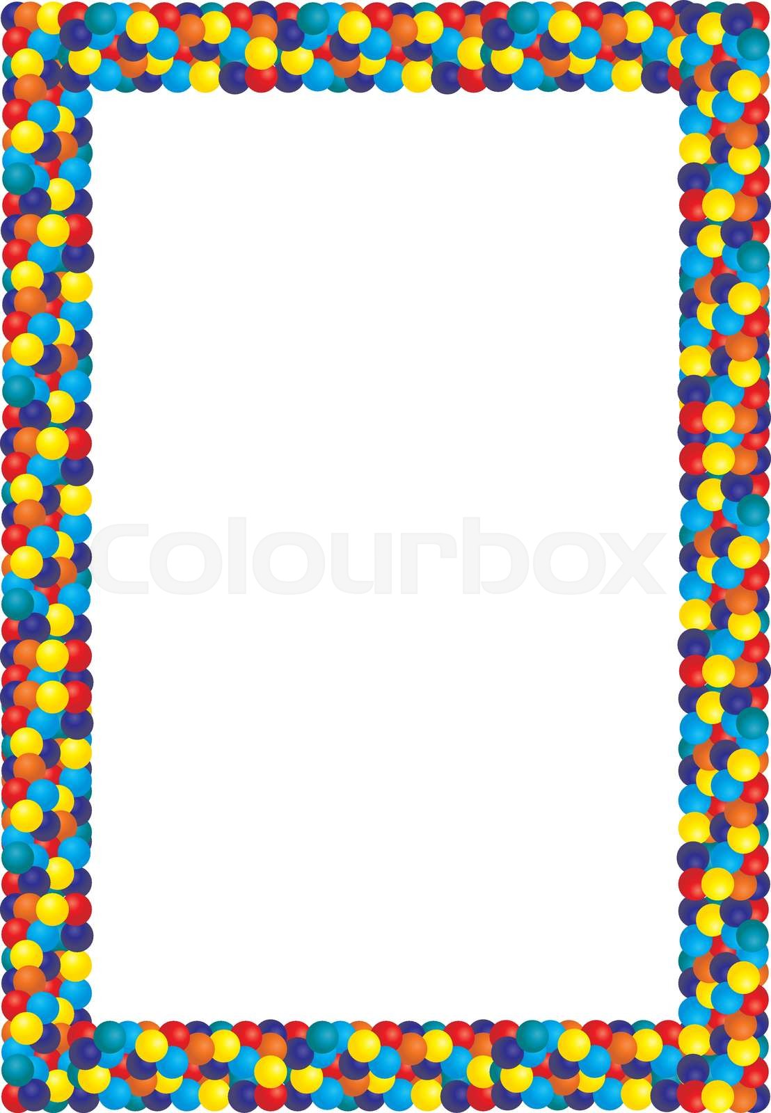 colour border | Stock vector | Colourbox