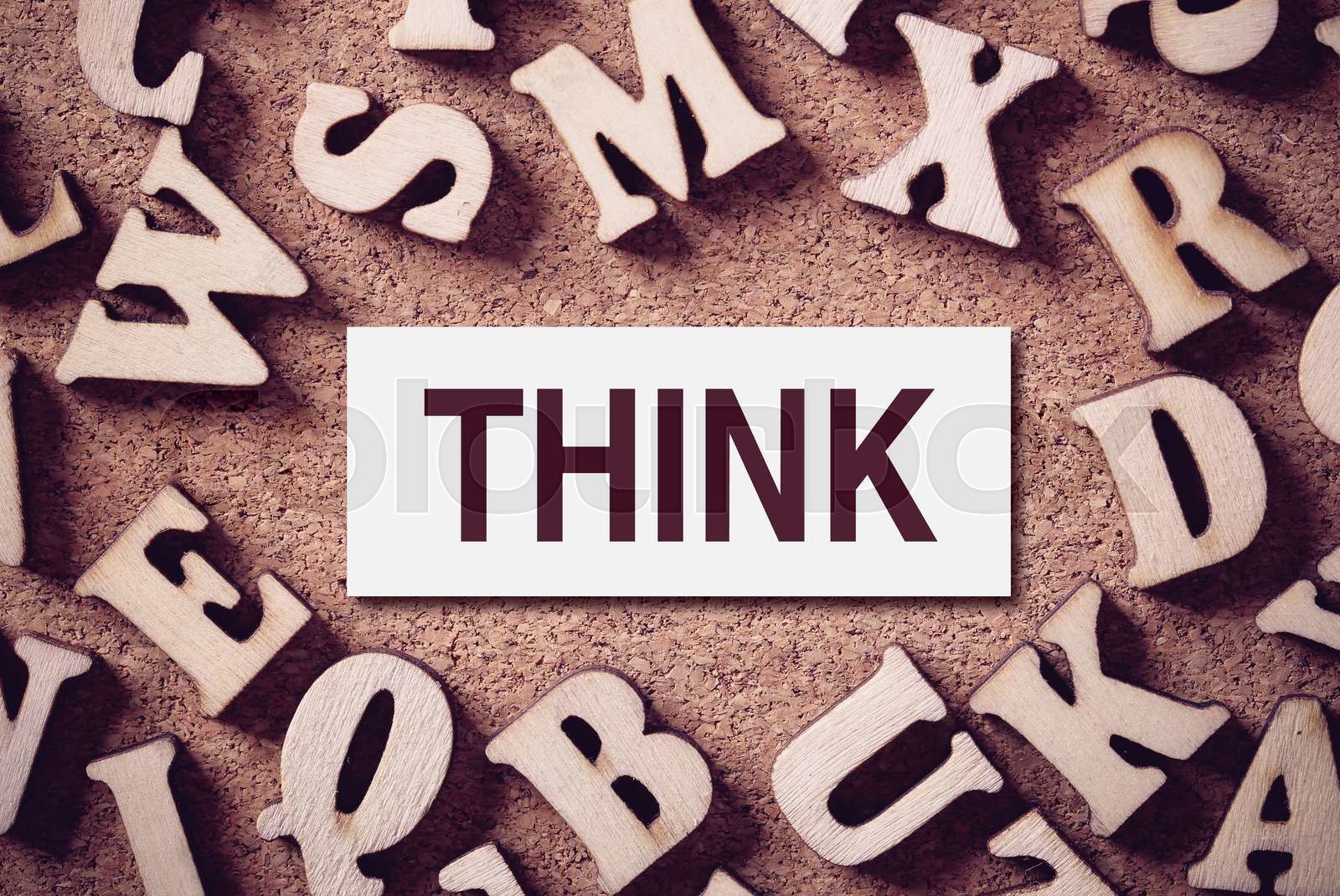 Think Concept Word | Stock image | Colourbox