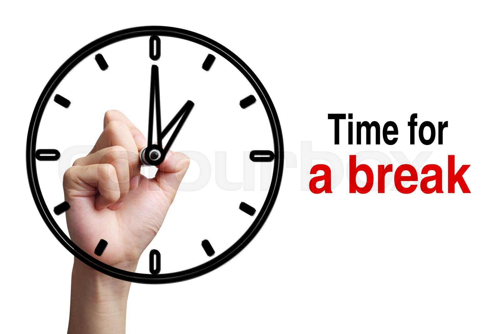Time For A Break Concept Stock Image Colourbox Time For A Break Concept Stock Image Colourbox