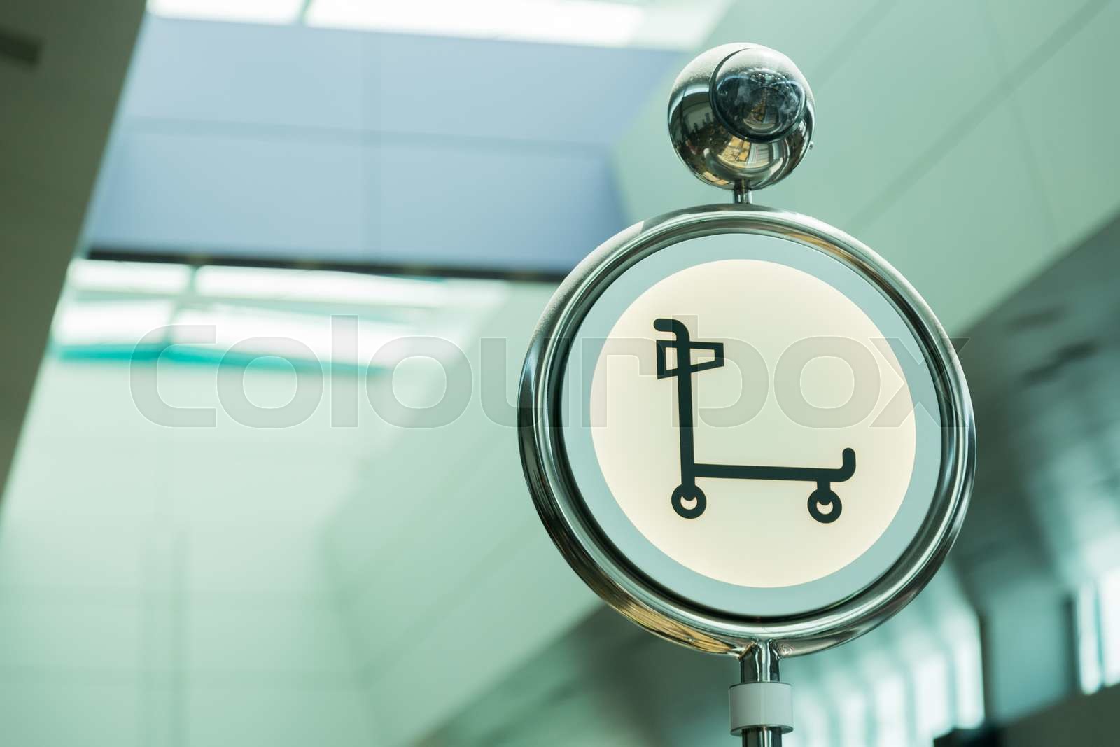 Signs symbols trolley | Stock image | Colourbox