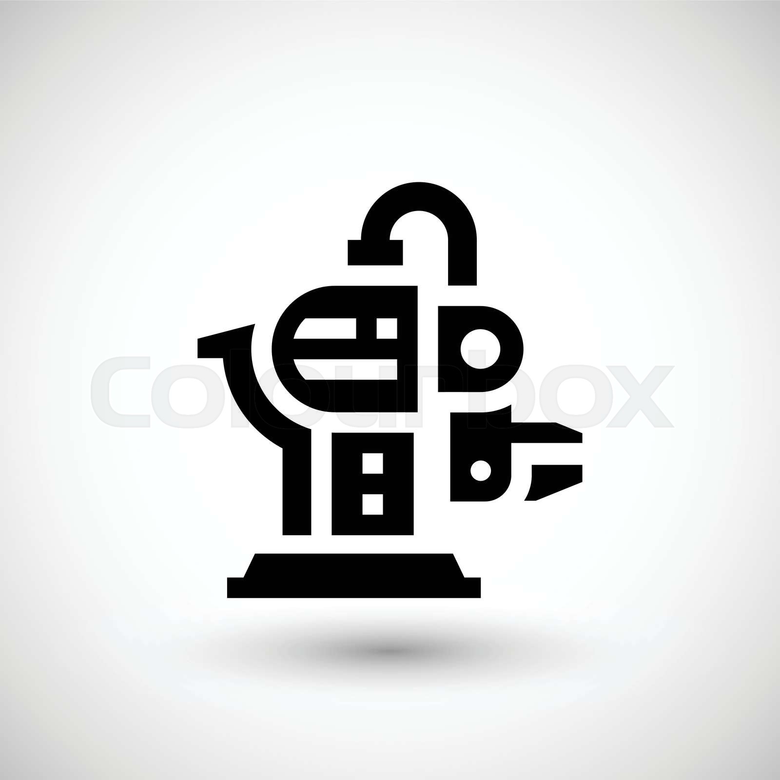 Robotic machine part icon | Stock vector | Colourbox