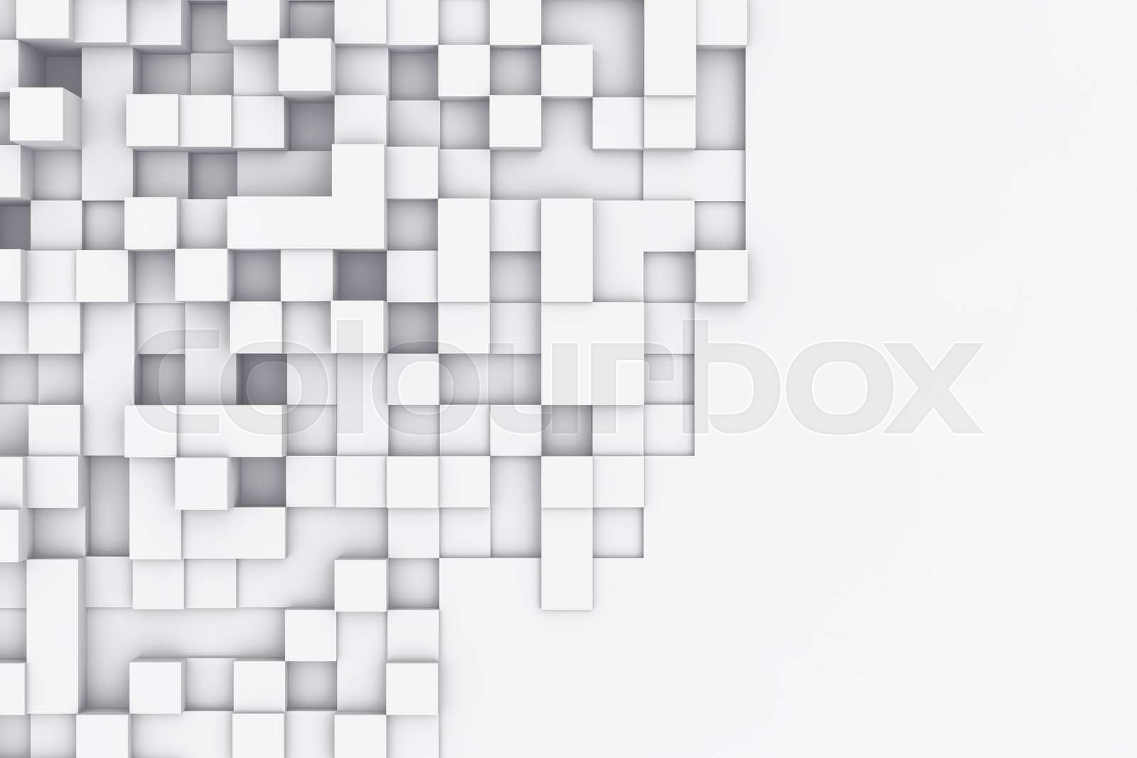Rectangular cubes abstract bacgkround. 3d illustration | Stock image ...