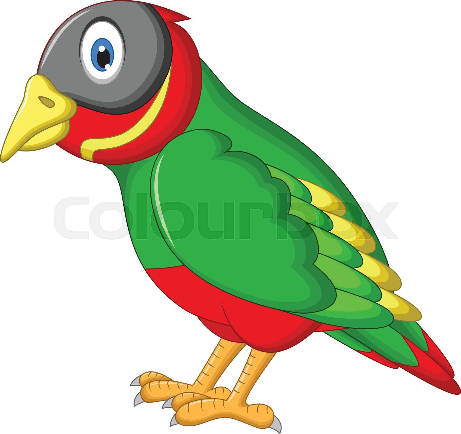 spatz, cartoon, aufsteigen | Stock-Vektor | Colourbox