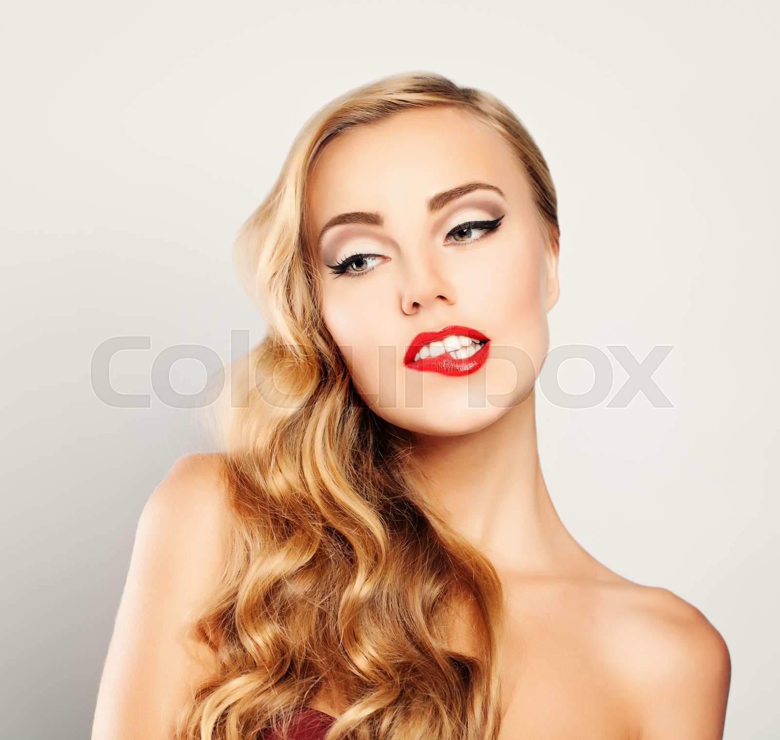 Temptation. Thoughtful Woman | Stock image | Colourbox