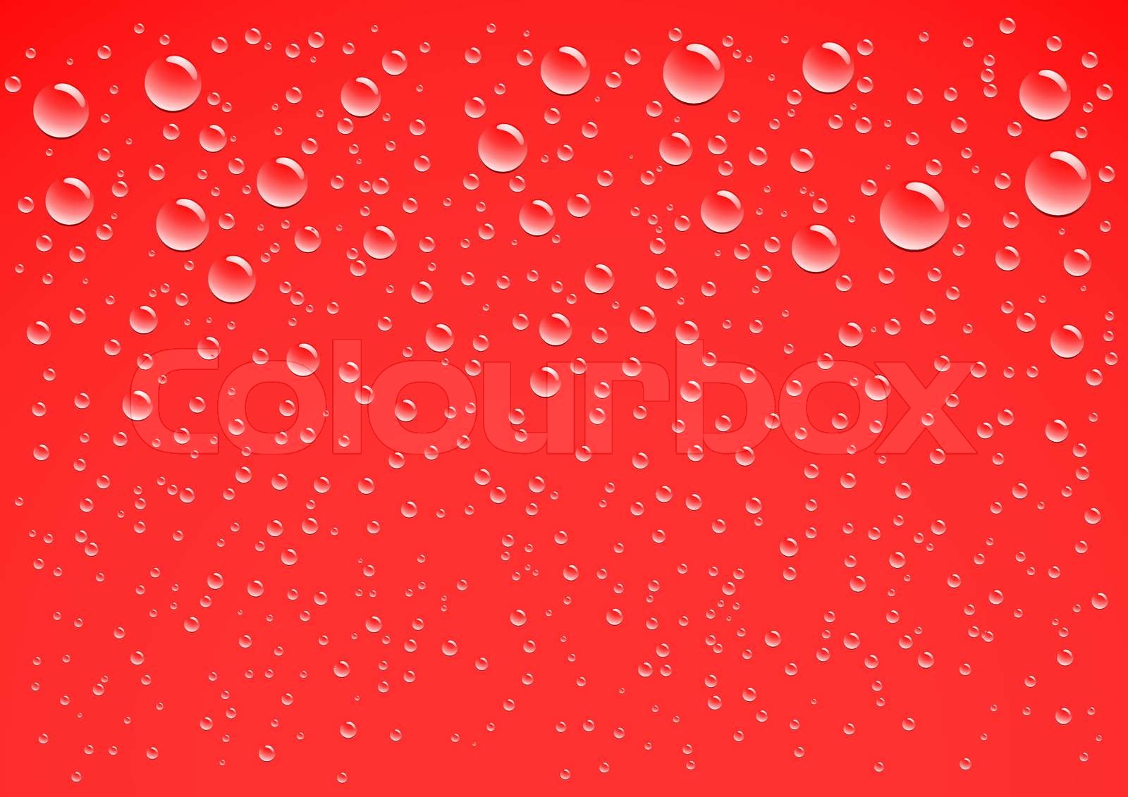 Rote Tropfen Herbst Hintergrund | Stock-Vektor | Colourbox