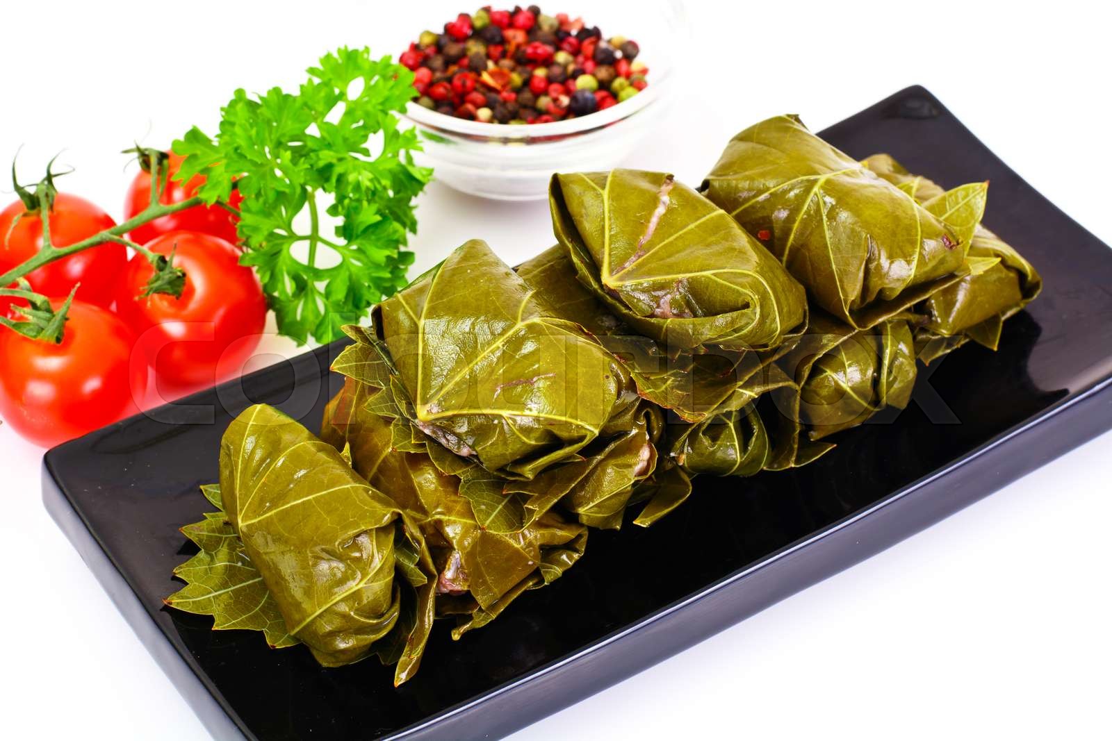 Dolma from Grape Leaves with a Minced | Stock image | Colourbox