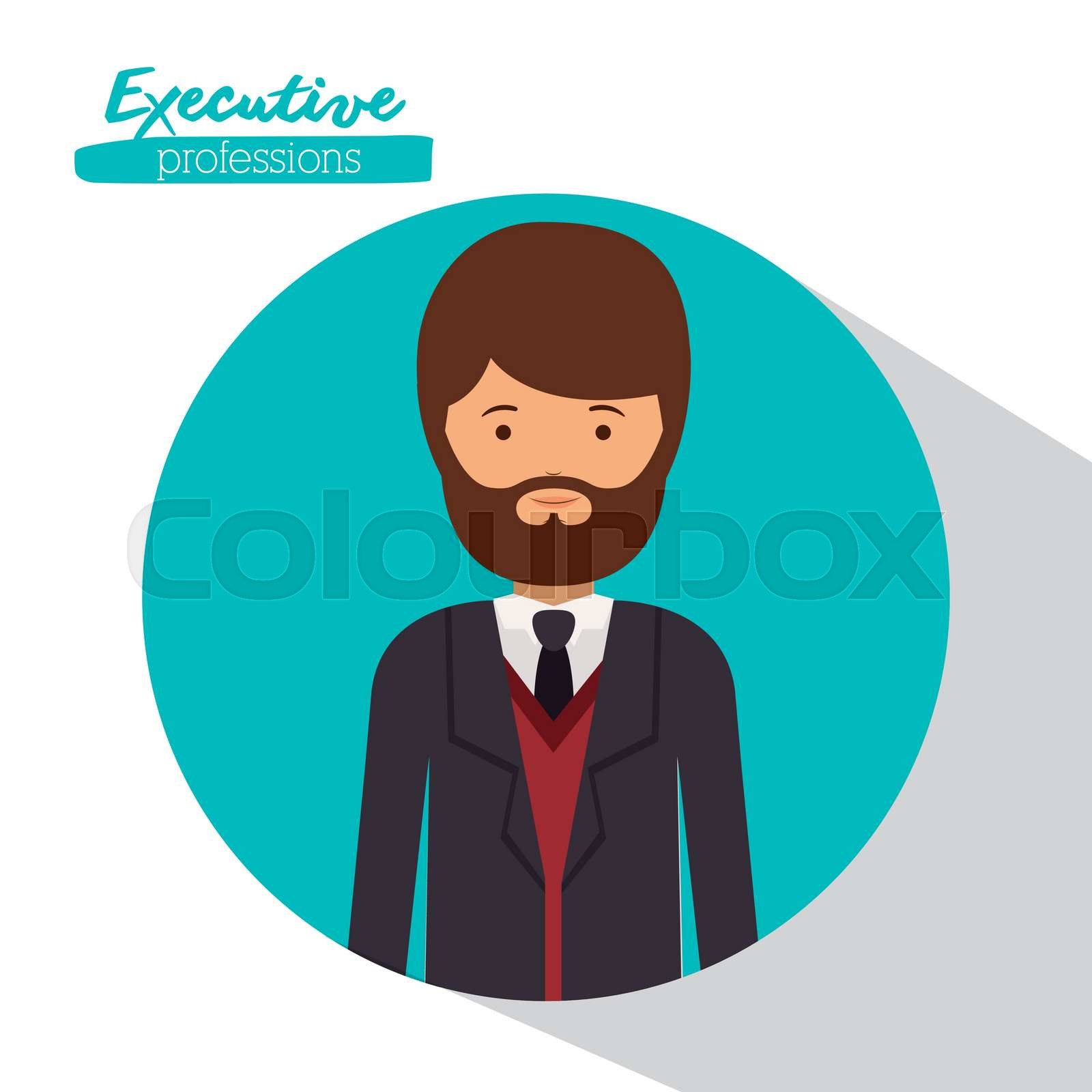 executive person design | Stock vector | Colourbox