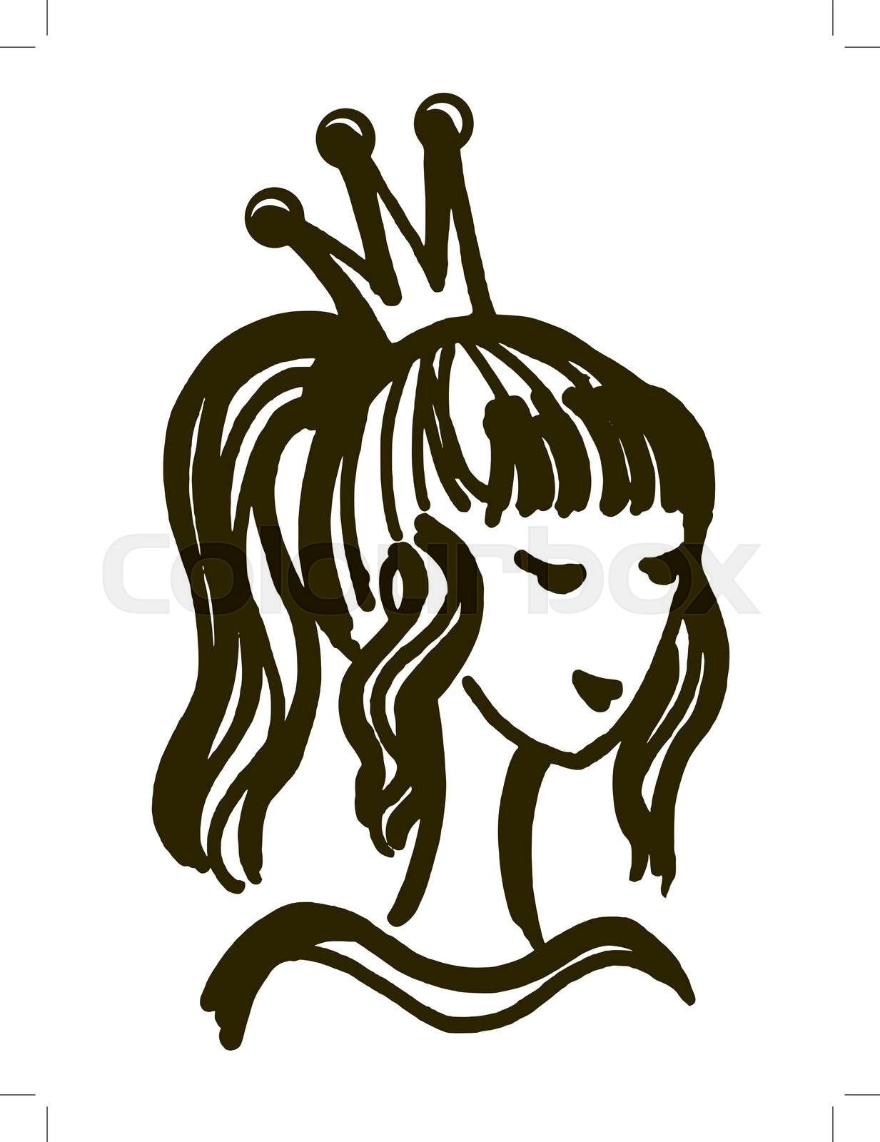 princess, beauty queen | Stock vector | Colourbox