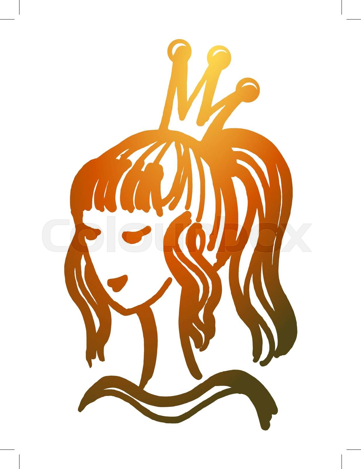 princess, beauty queen | Stock vector | Colourbox