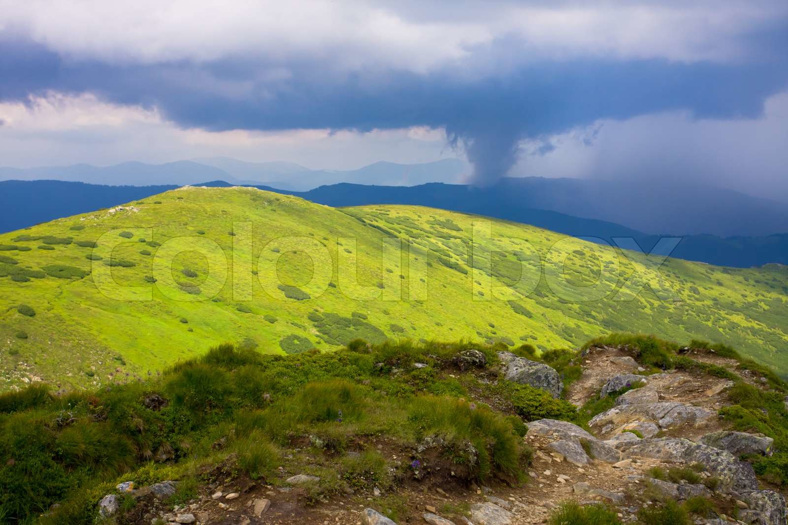 Beautiful mountains landscape in Carpathian | Stock image | Colourbox