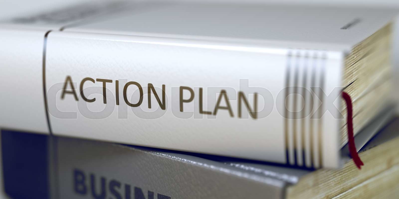 Action Plan - Book Title. | Stock image | Colourbox