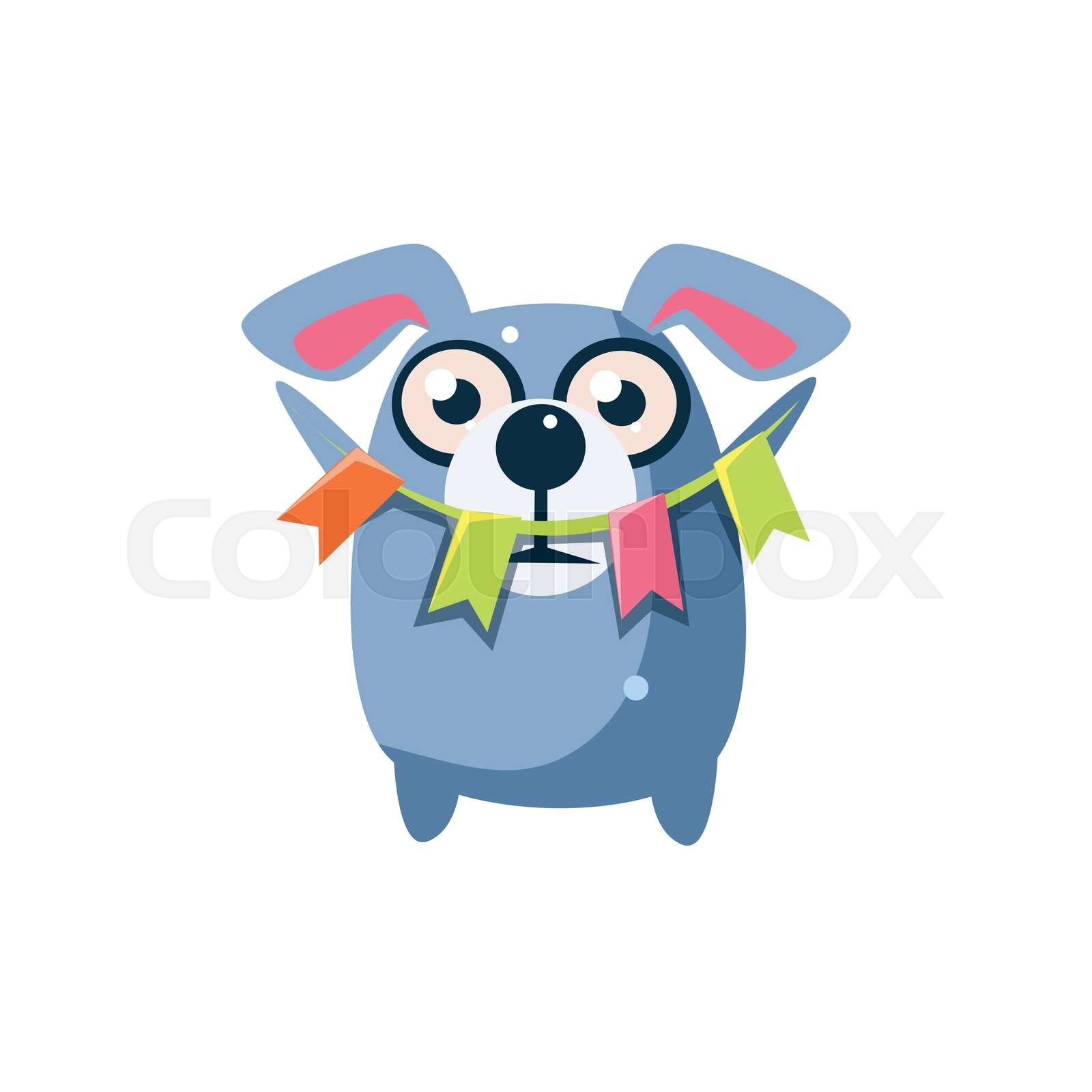 Dog Party Animal Icon | Stock vector | Colourbox