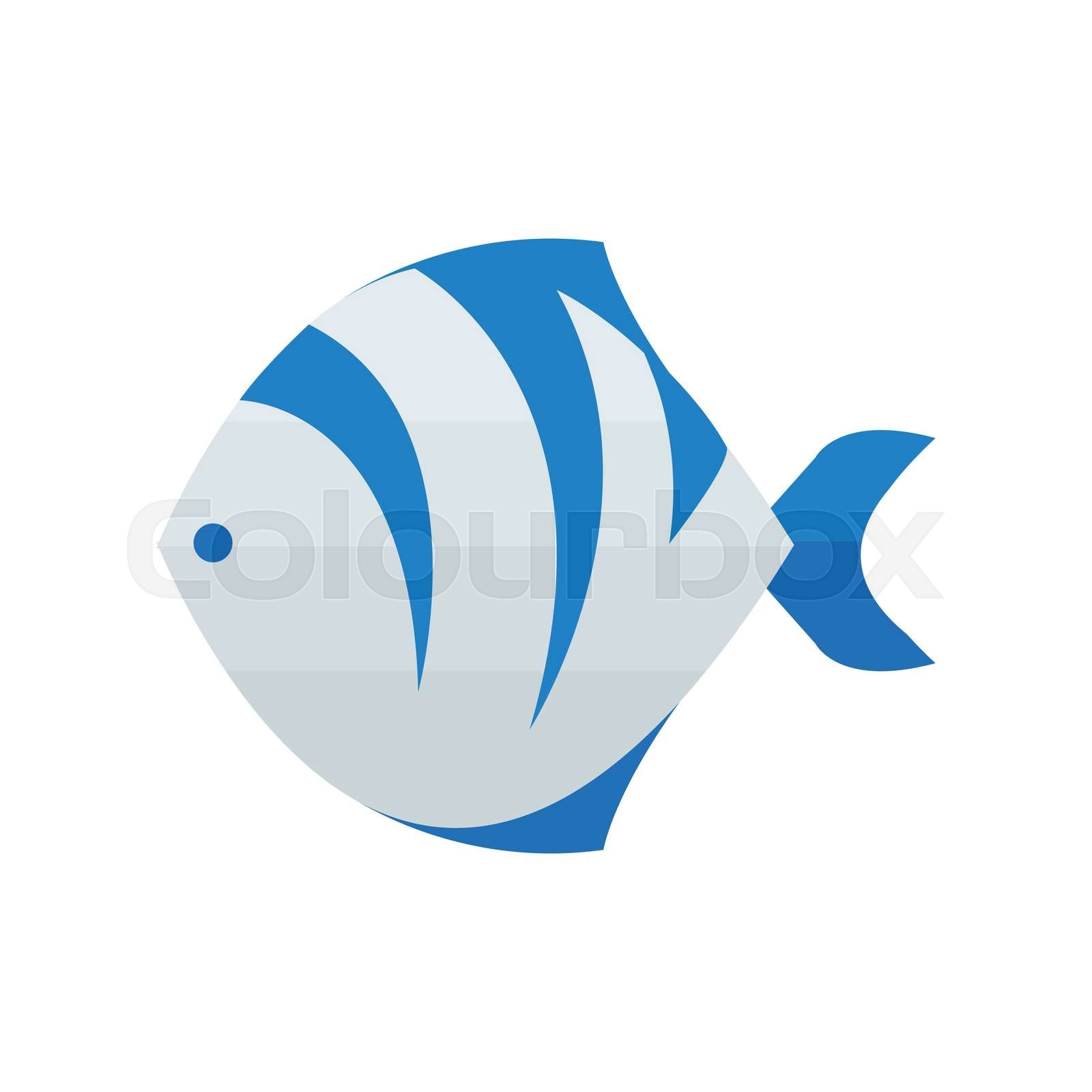 Tiger fish Vector Cartoon | Stock vector | Colourbox