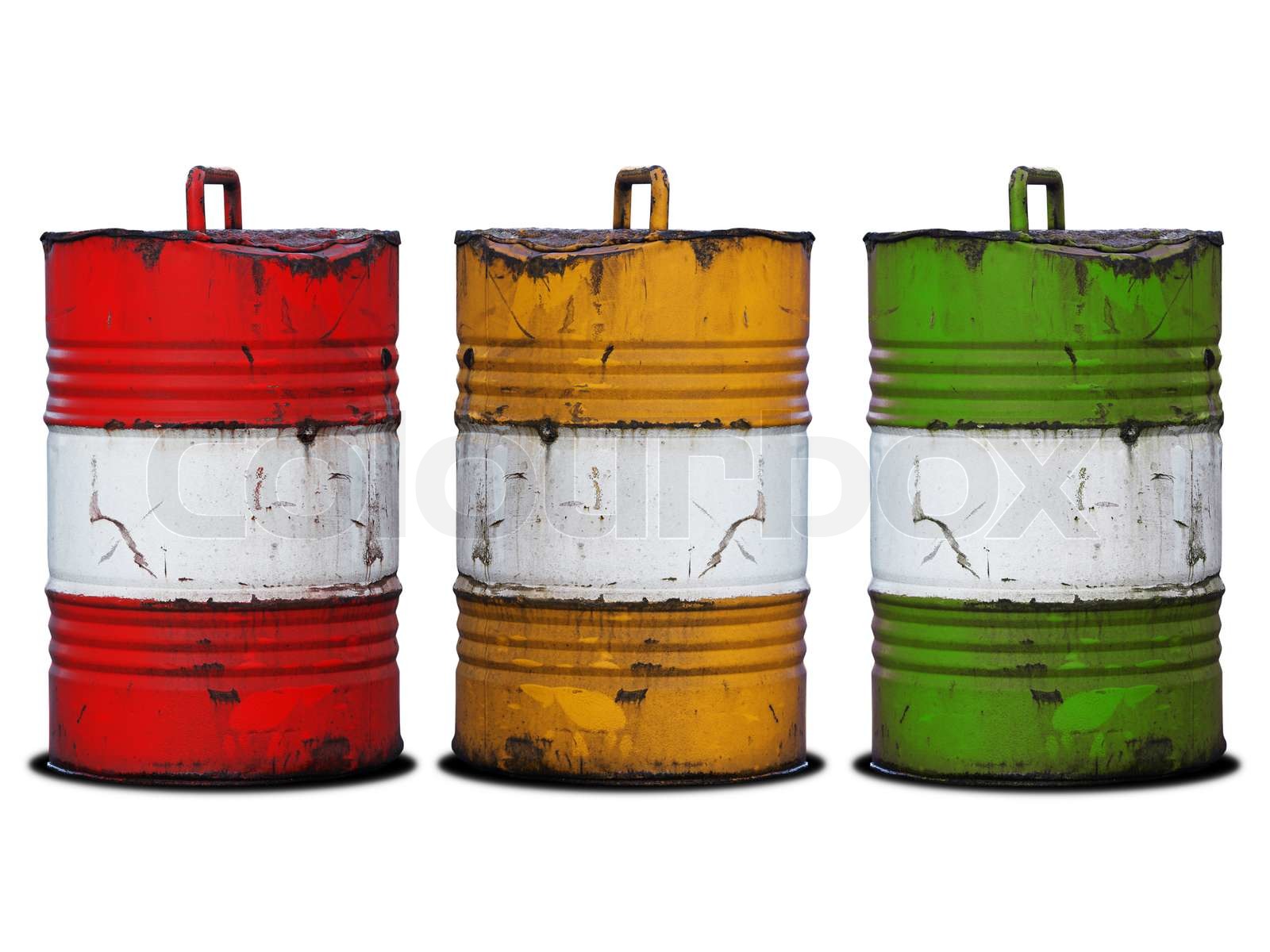 oil, garbage, drum | Stock image | Colourbox