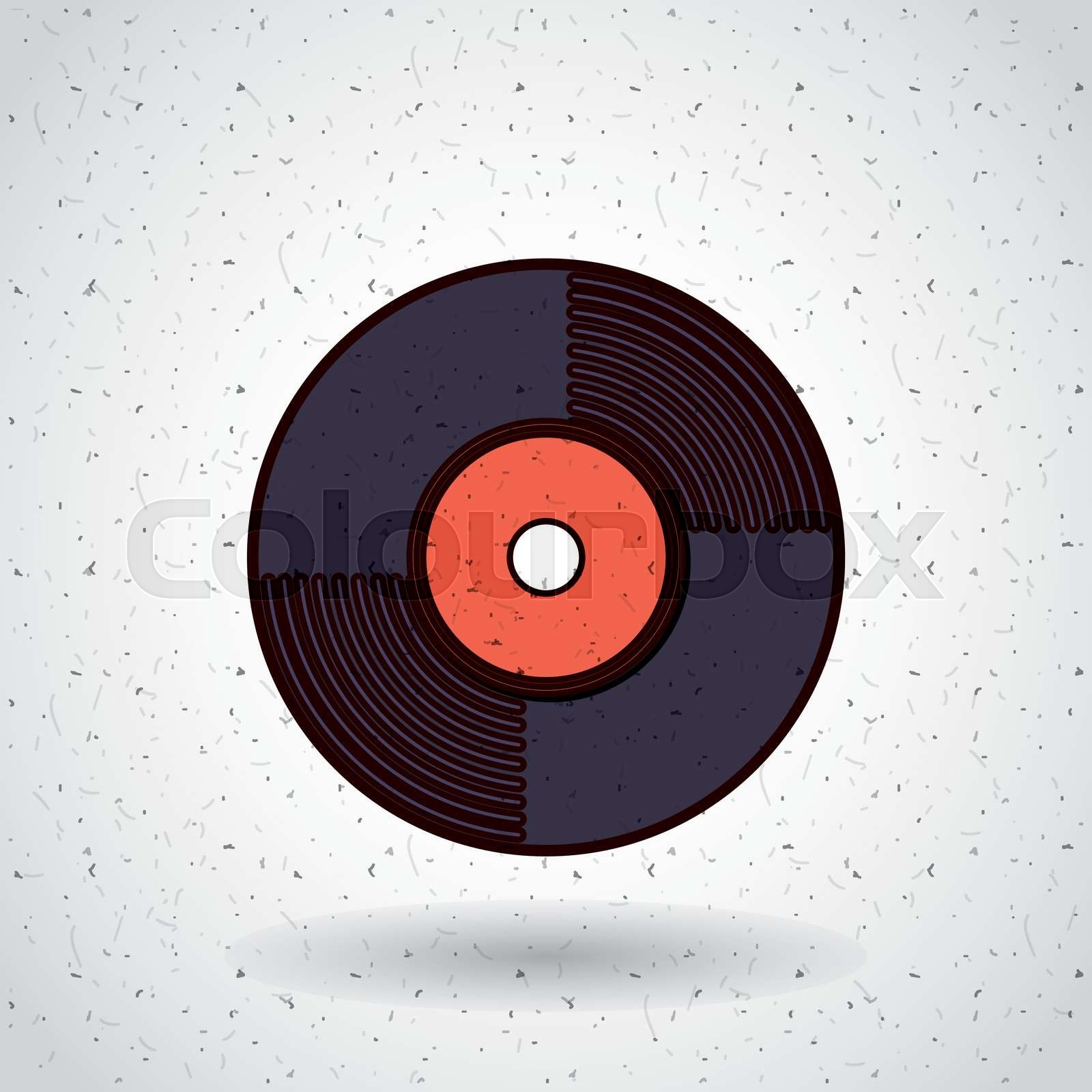 music record design | Stock vector | Colourbox