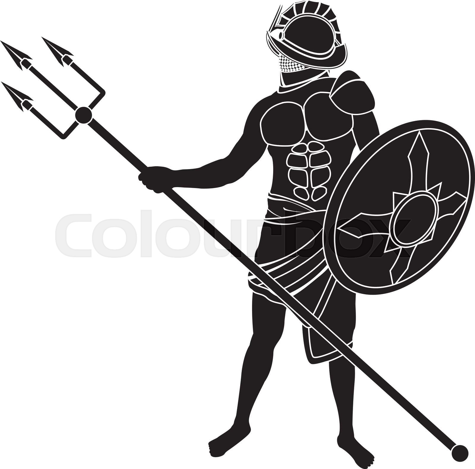 gladiator. vector illustration | Stock vector | Colourbox