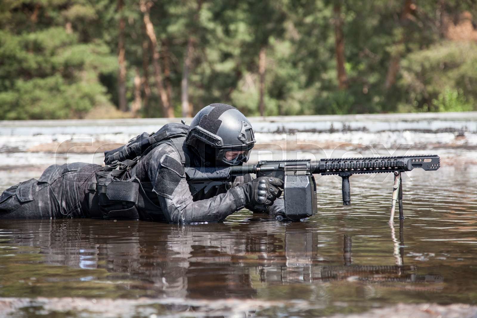 Spec ops police officer | Stock image | Colourbox