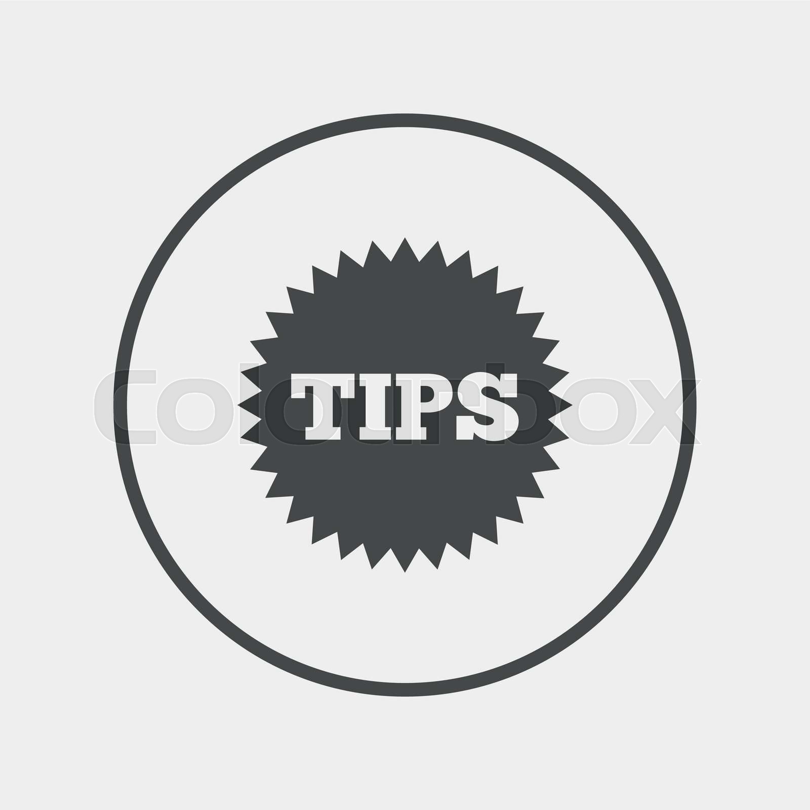 Tips sign icon. Star symbol. | Stock vector | Colourbox