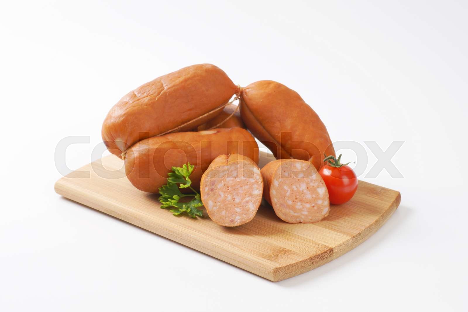 short sausage links | Stock image | Colourbox