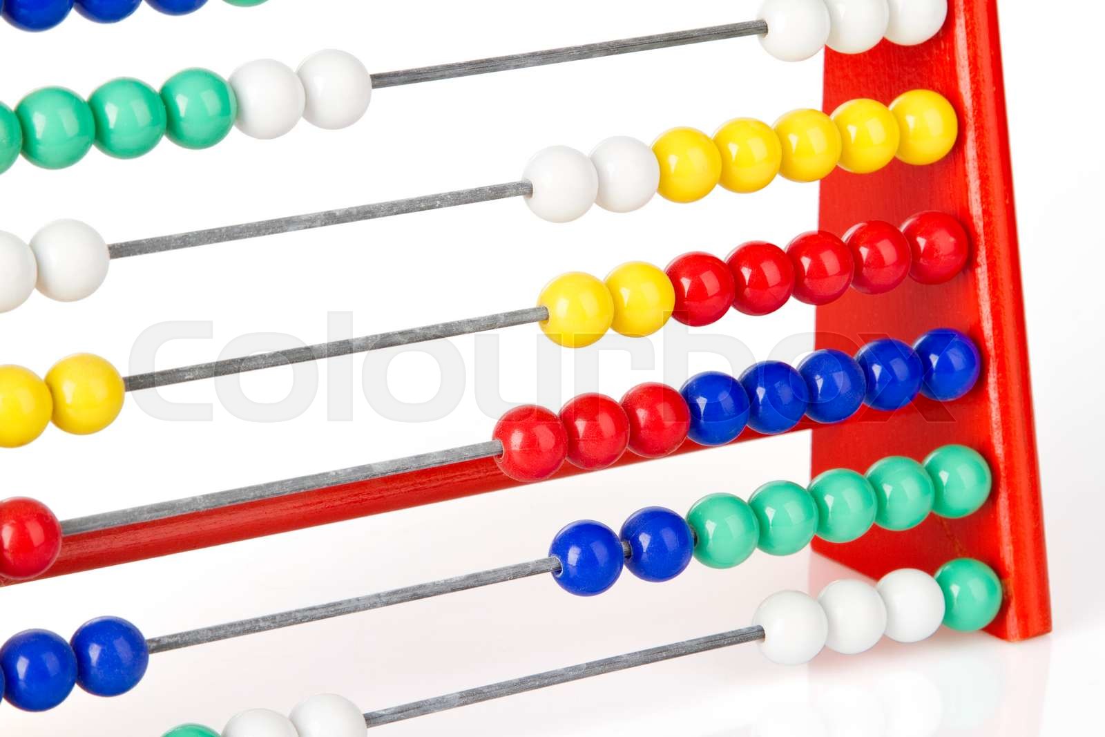red abacus | Stock image | Colourbox