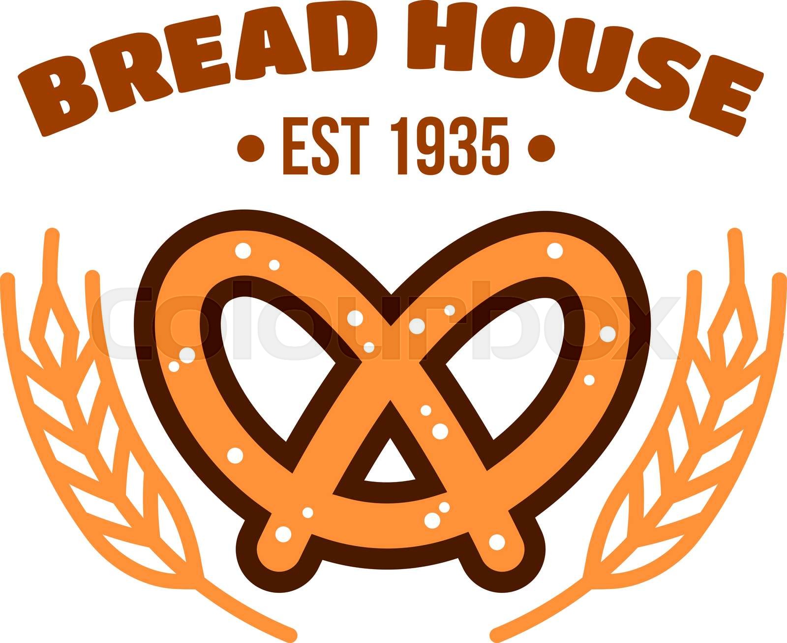 bäckerei, brezel, logo | Stock-Vektor | Colourbox