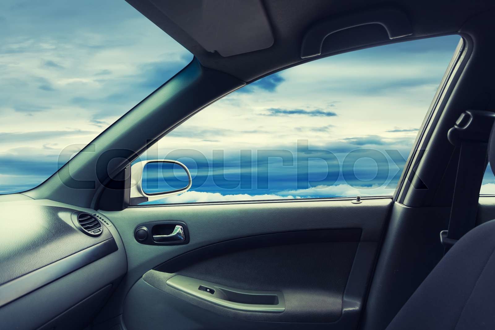 Interior of fly car | Stock image | Colourbox
