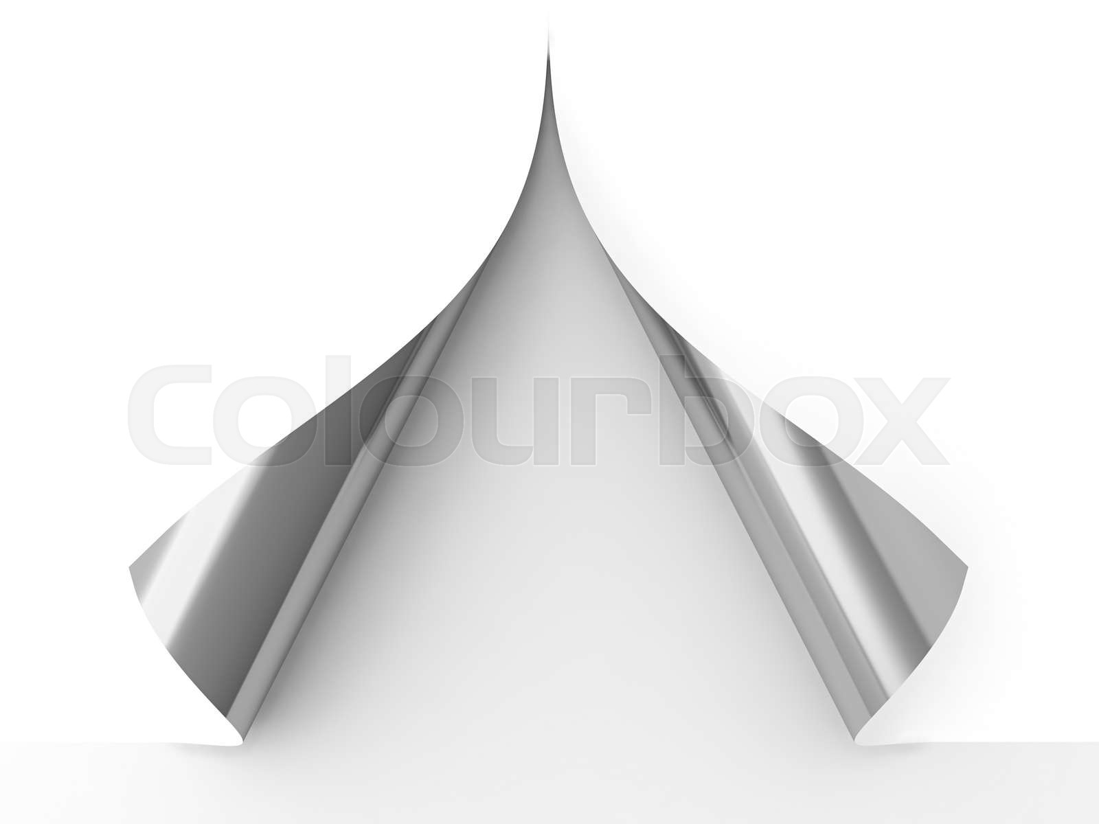 Curled paper | Stock image | Colourbox