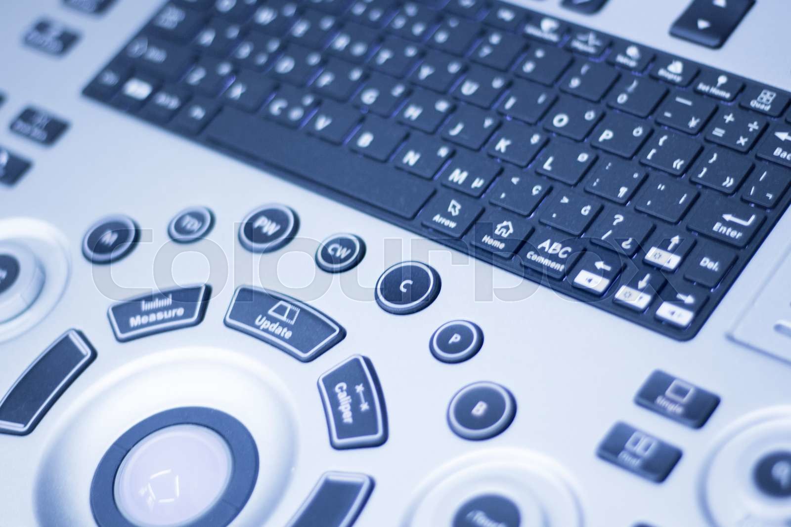 Ultrasound ecography EPI dry needling | Stock image | Colourbox