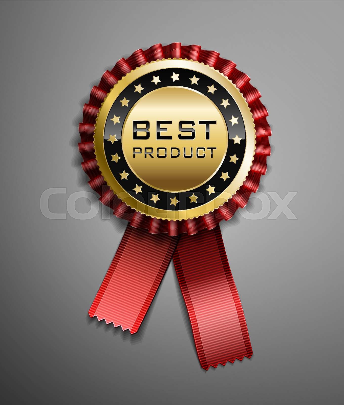 Award ribbon | Stock vector | Colourbox