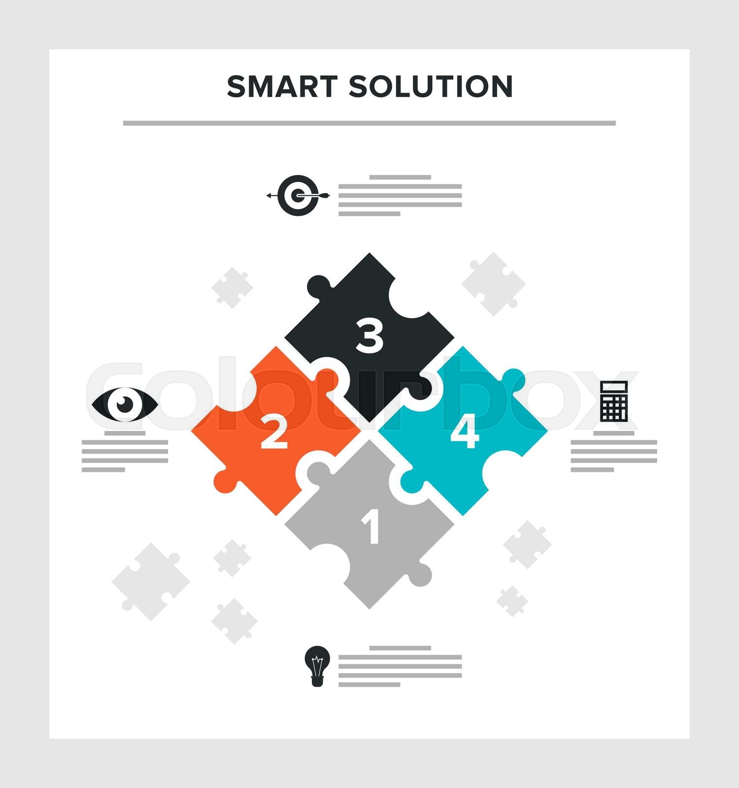 smart solution | Stock vector | Colourbox