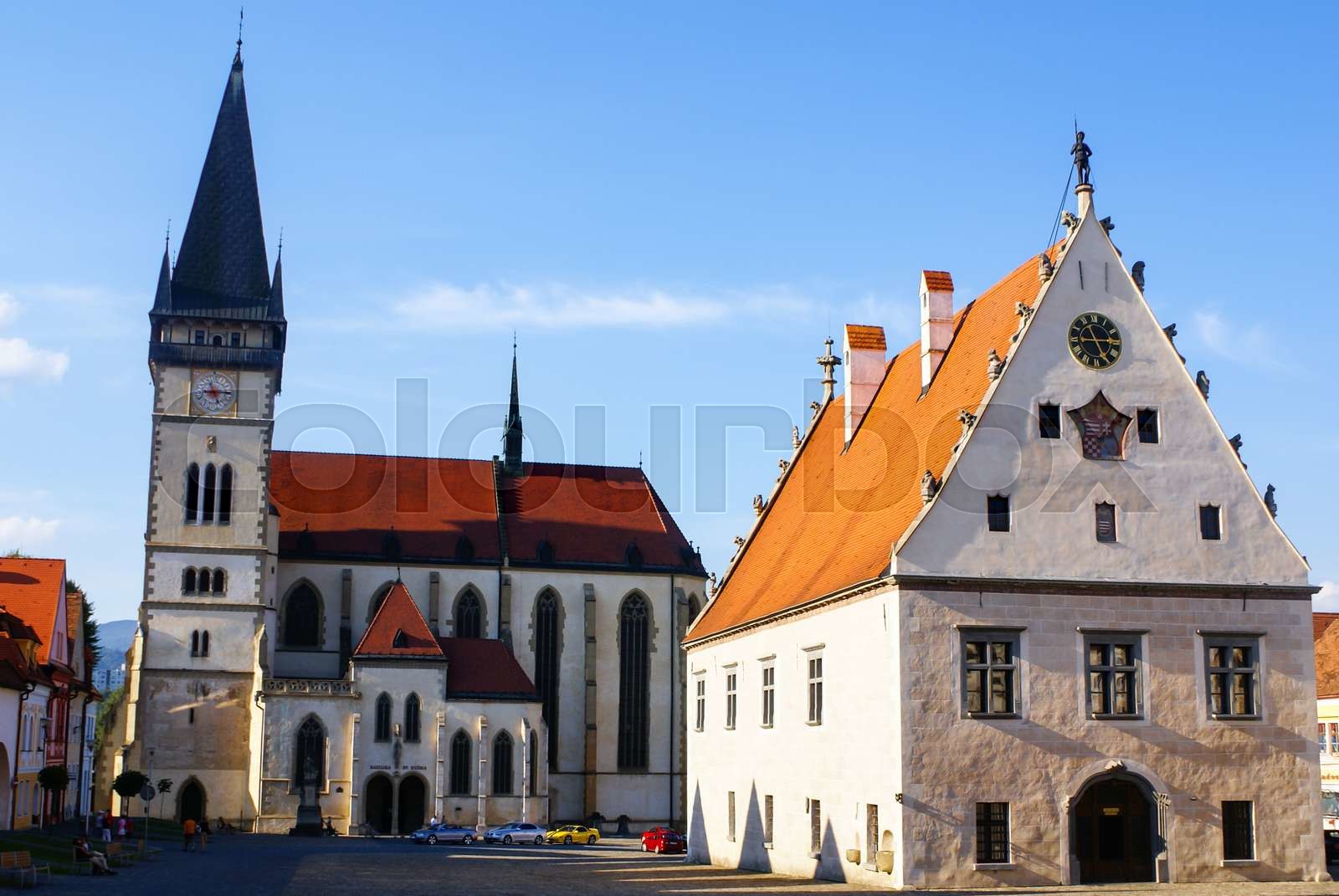 Town Square of Slovakian Bardejov | Stock image | Colourbox