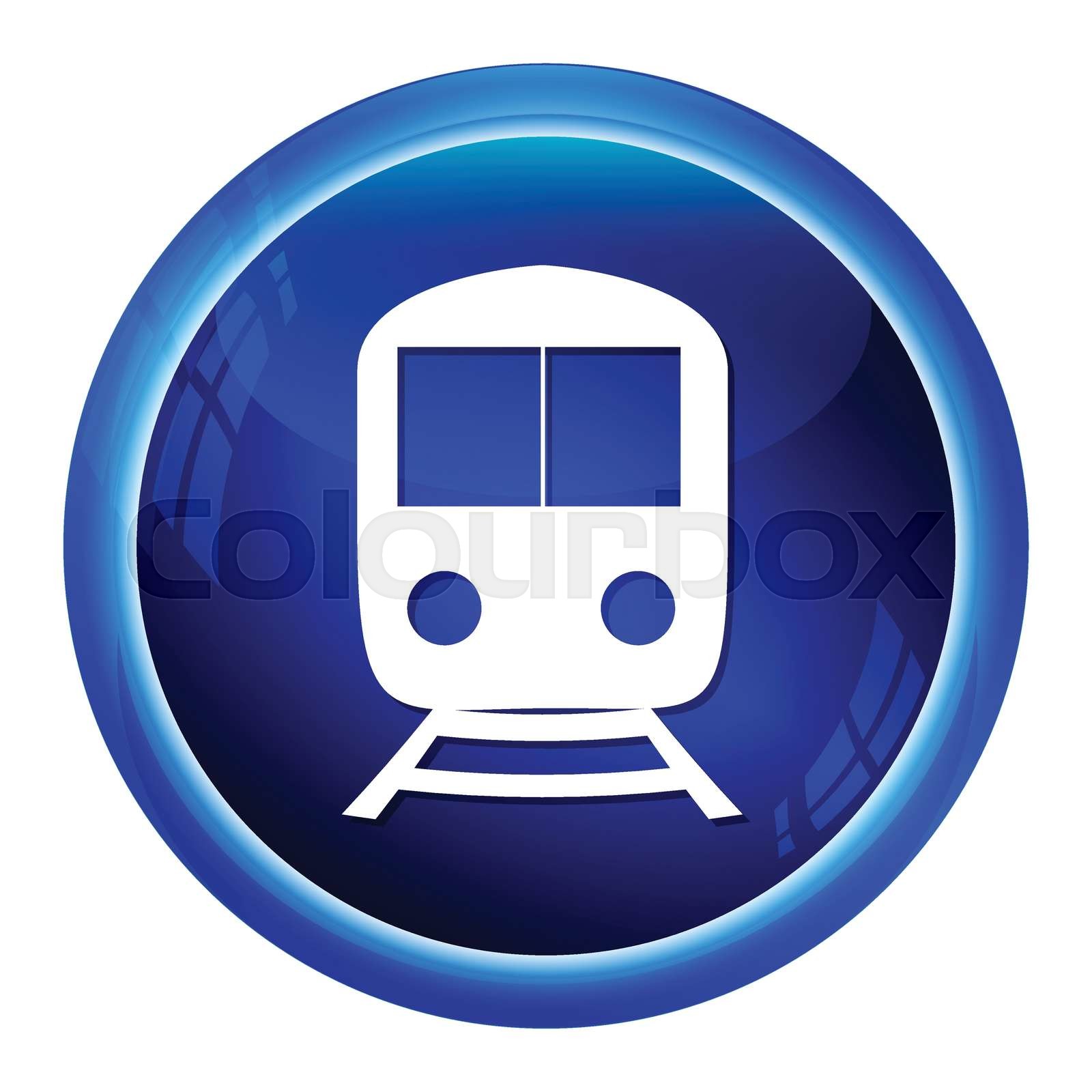 Train symbol icon vector illustration | Stock vector | Colourbox