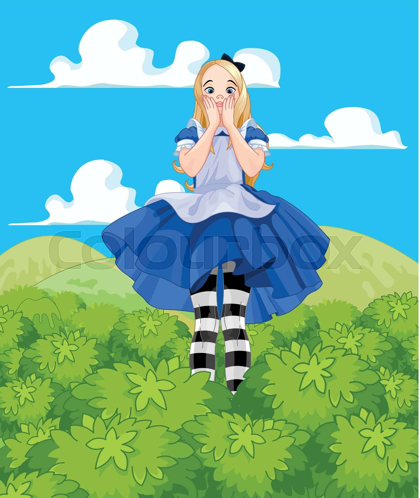 Alice Grow-up | Stock vector | Colourbox