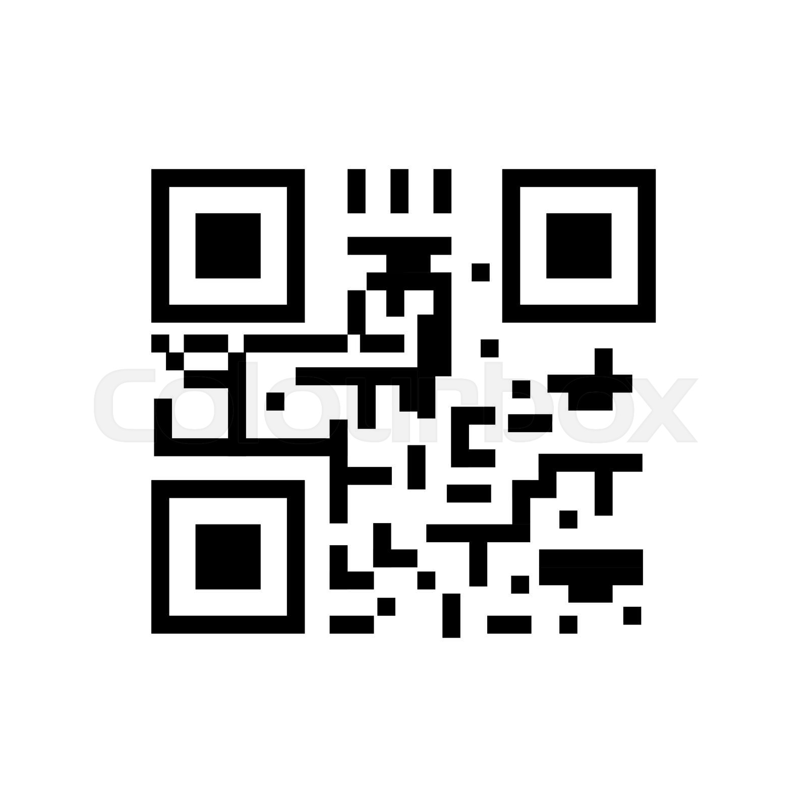 Qr code icon | Stock vector | Colourbox