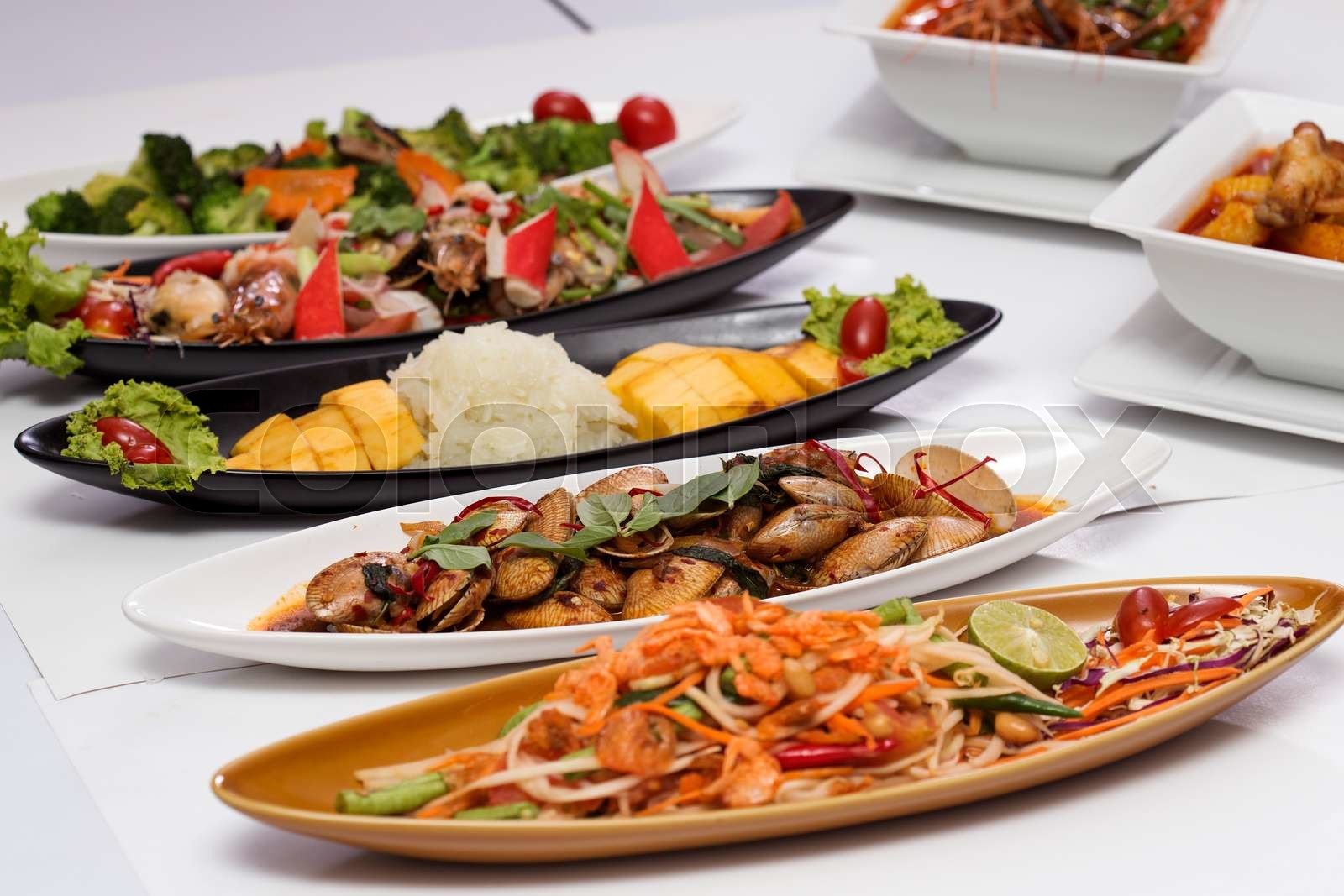 Thai Food set | Stock image | Colourbox