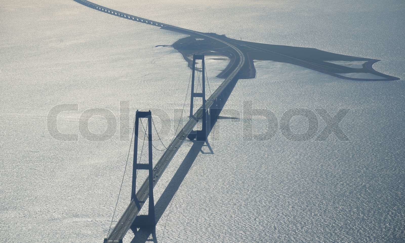 Storebælt og bro | Stock foto | Colourbox