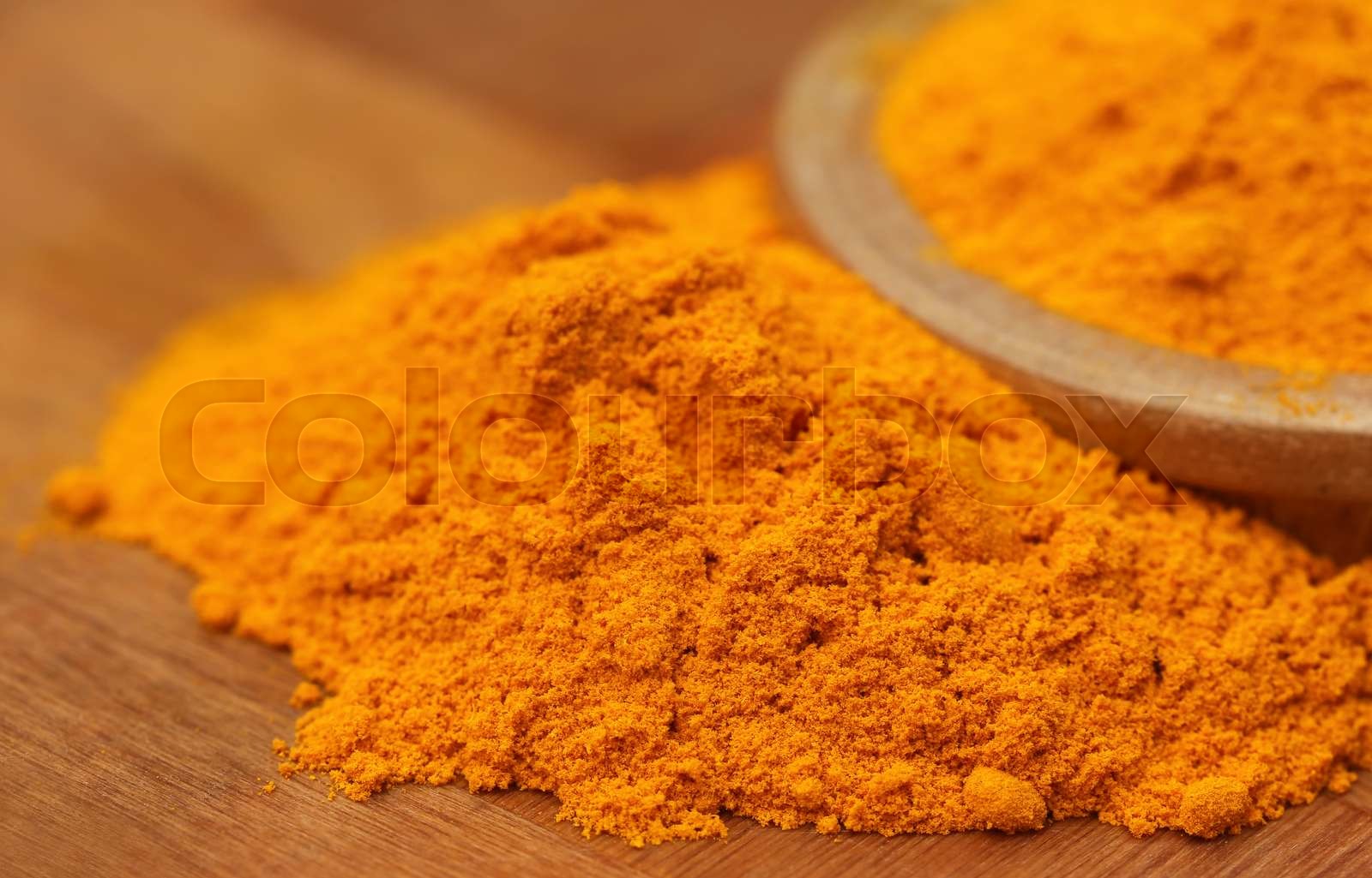 Ground turmeric | Stock image | Colourbox
