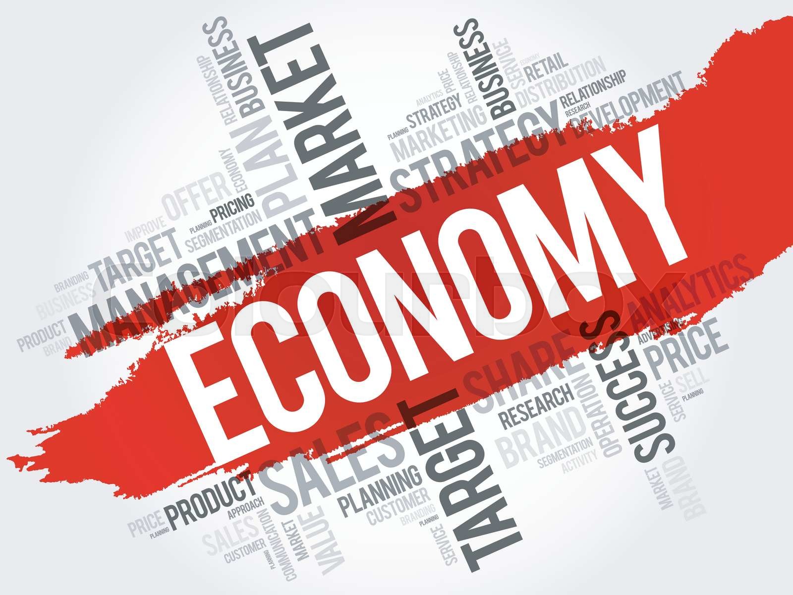 ECONOMY word cloud | Stock vector | Colourbox