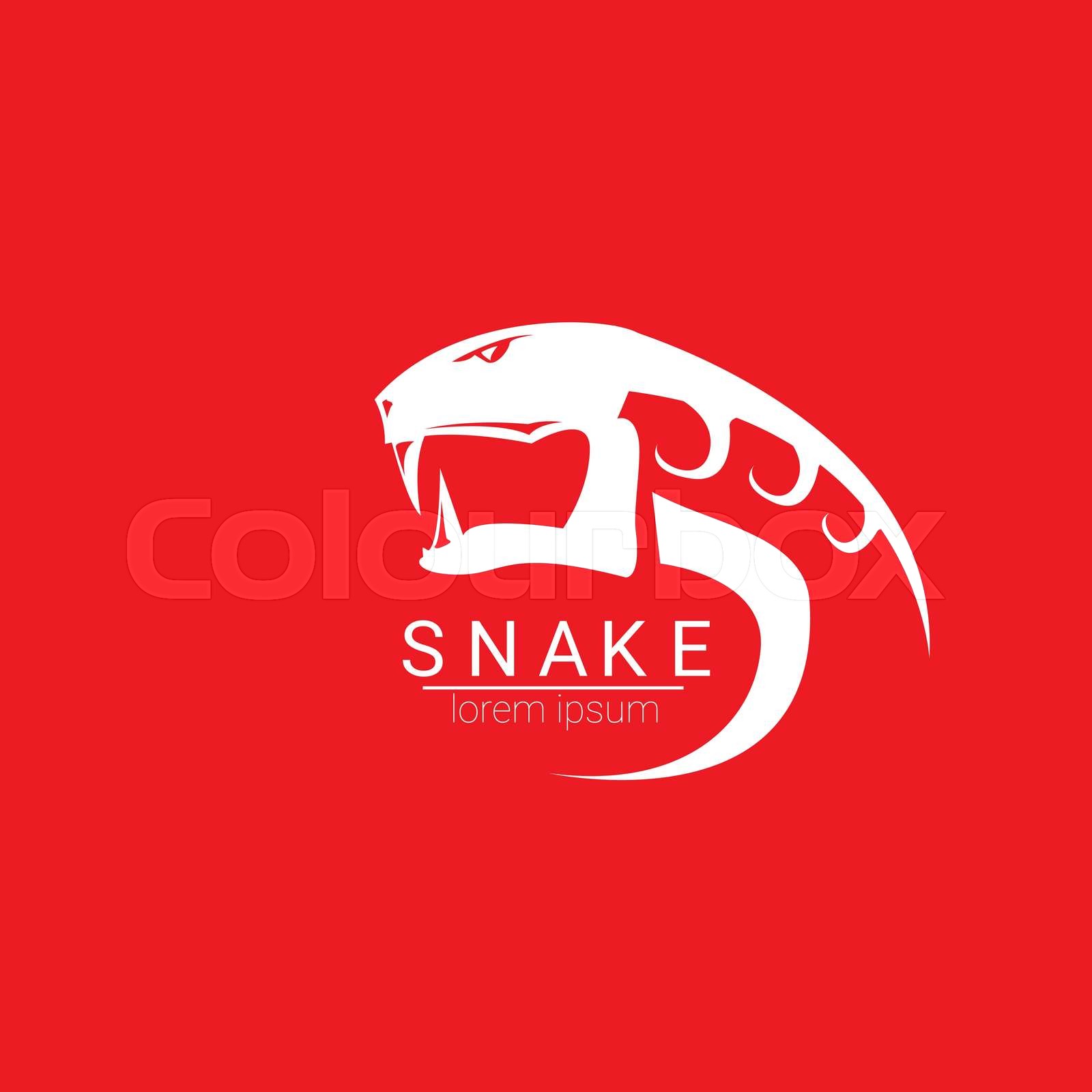 vector snake simple logo design element. | Stock vector | Colourbox