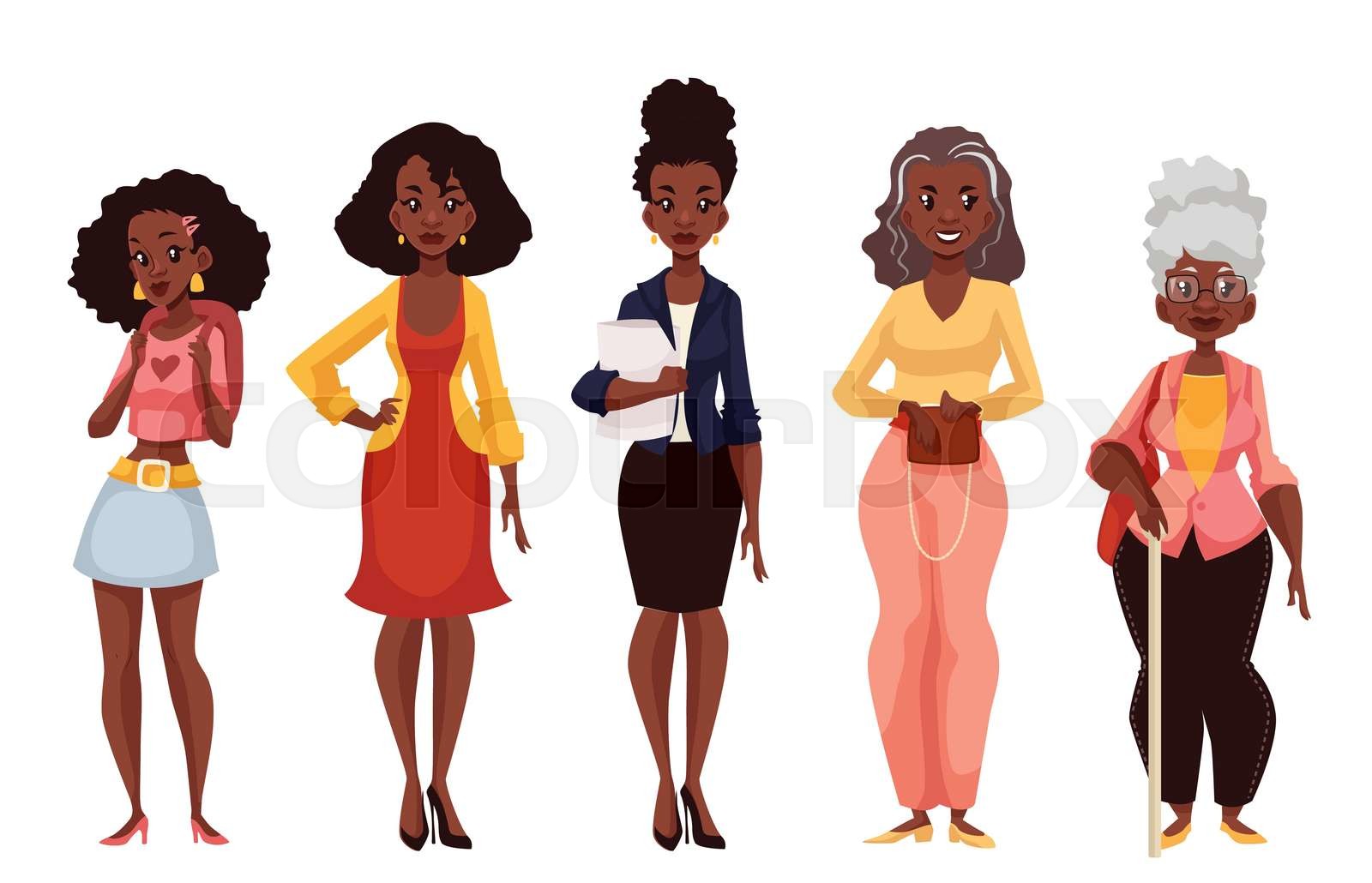 menneske, evolution, gammeldags | Stock vektor | Colourbox