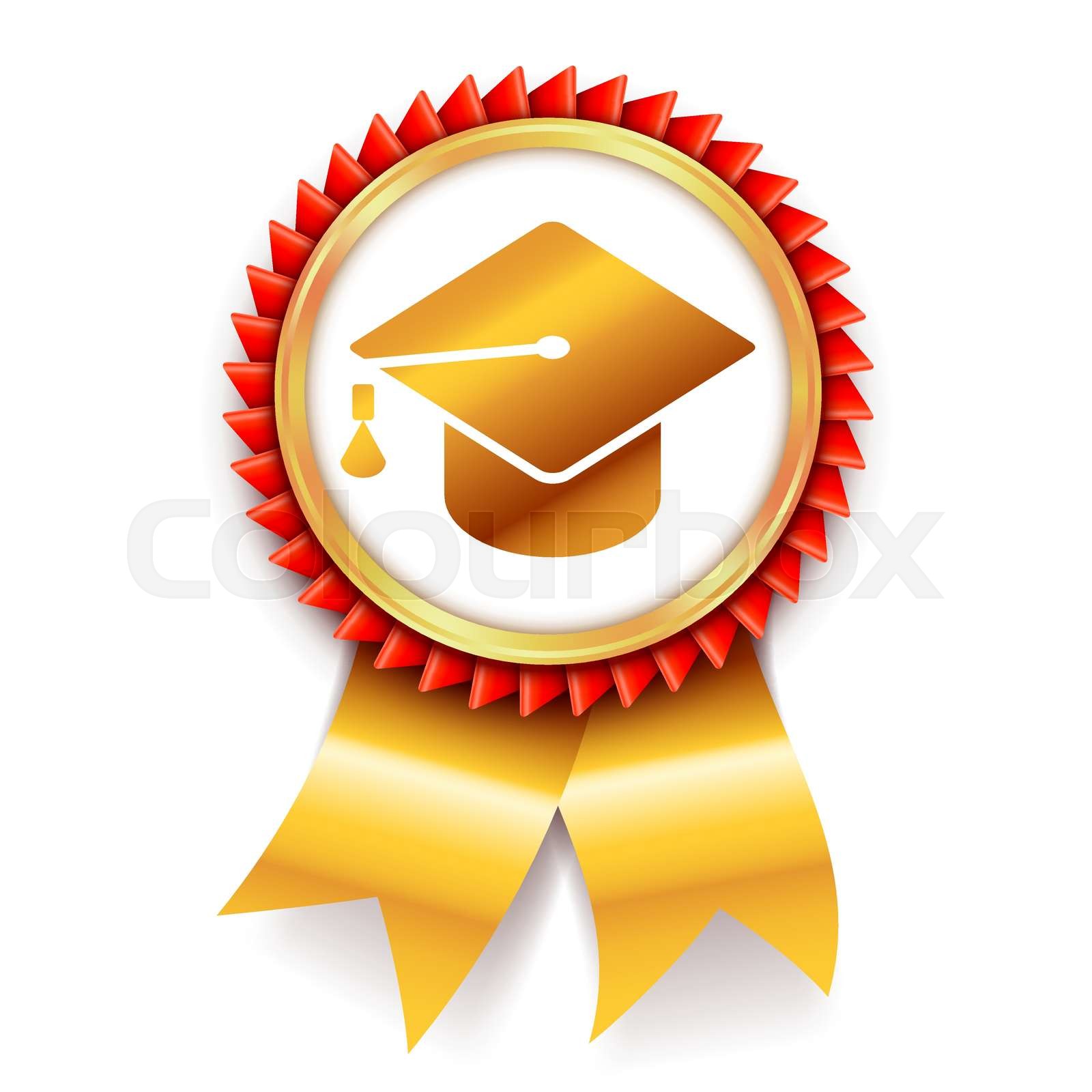 Education Award Medal Icon | Stock vector | Colourbox